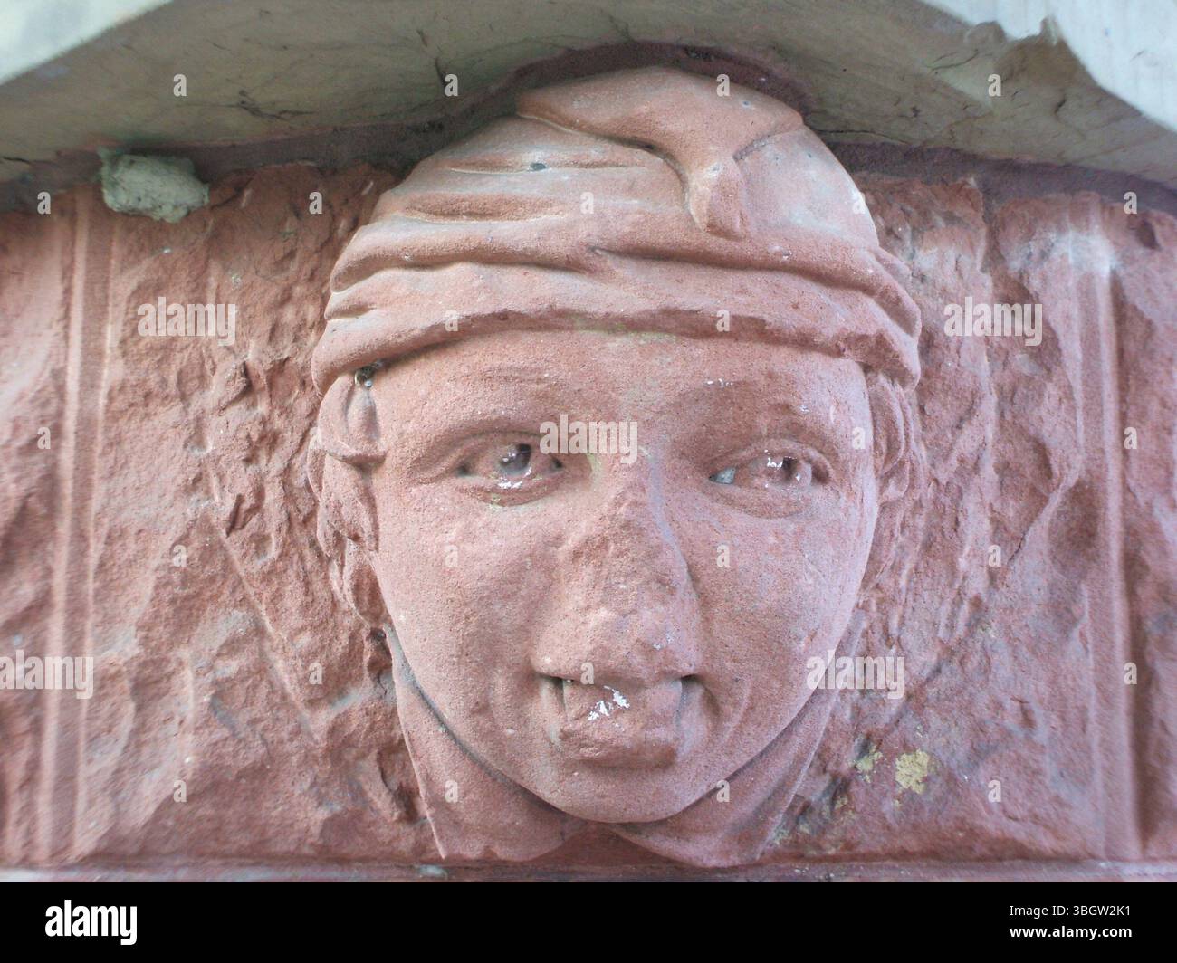 The William H. Fish Gate at Goodale Park features carvings representing ...
