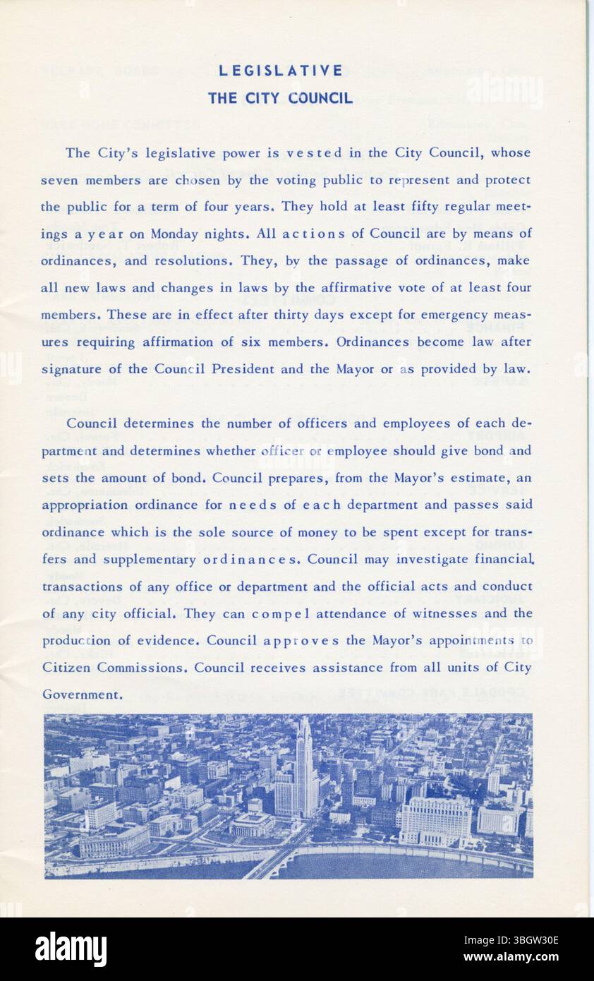 This pamphlet was published by the City of Columbus for the ...