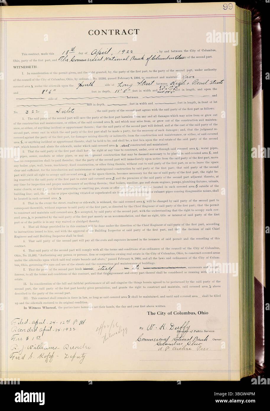 Contract filings history hi-res stock photography and images - Alamy