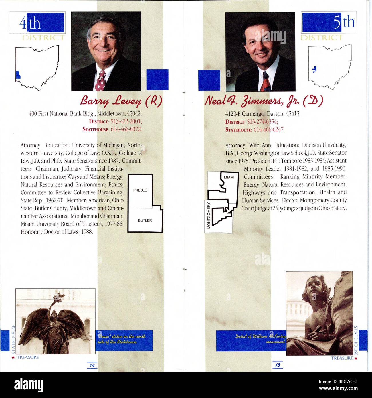 The Ohio Senate pamphlet from the 116th General Assembly (1993-1994 ...