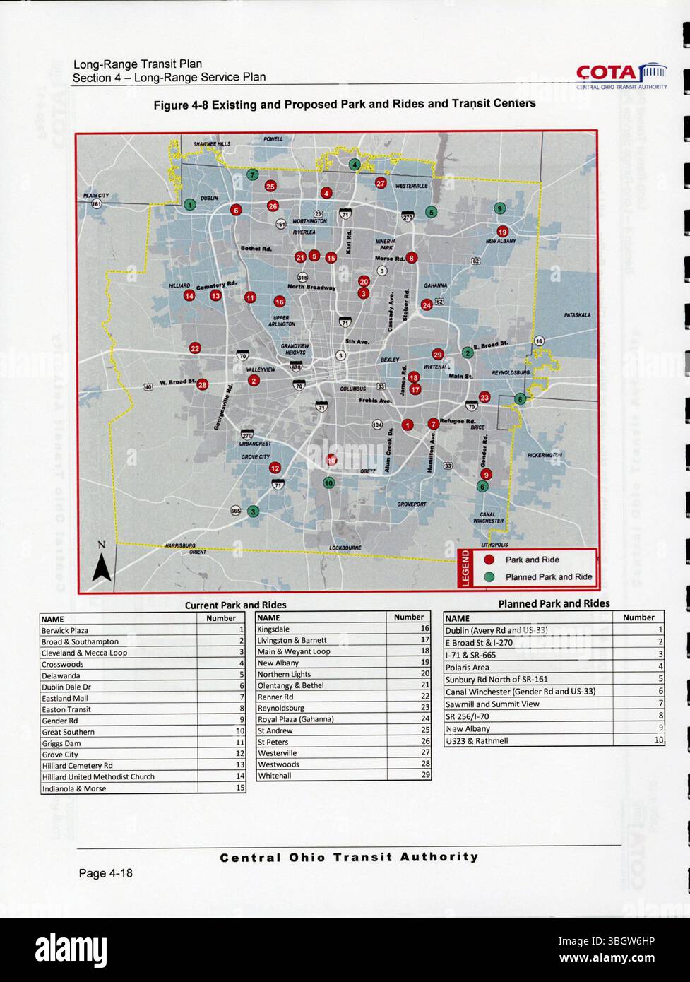 The COTA Long-range Transit Plan (2012-2035) offers strategies for ...