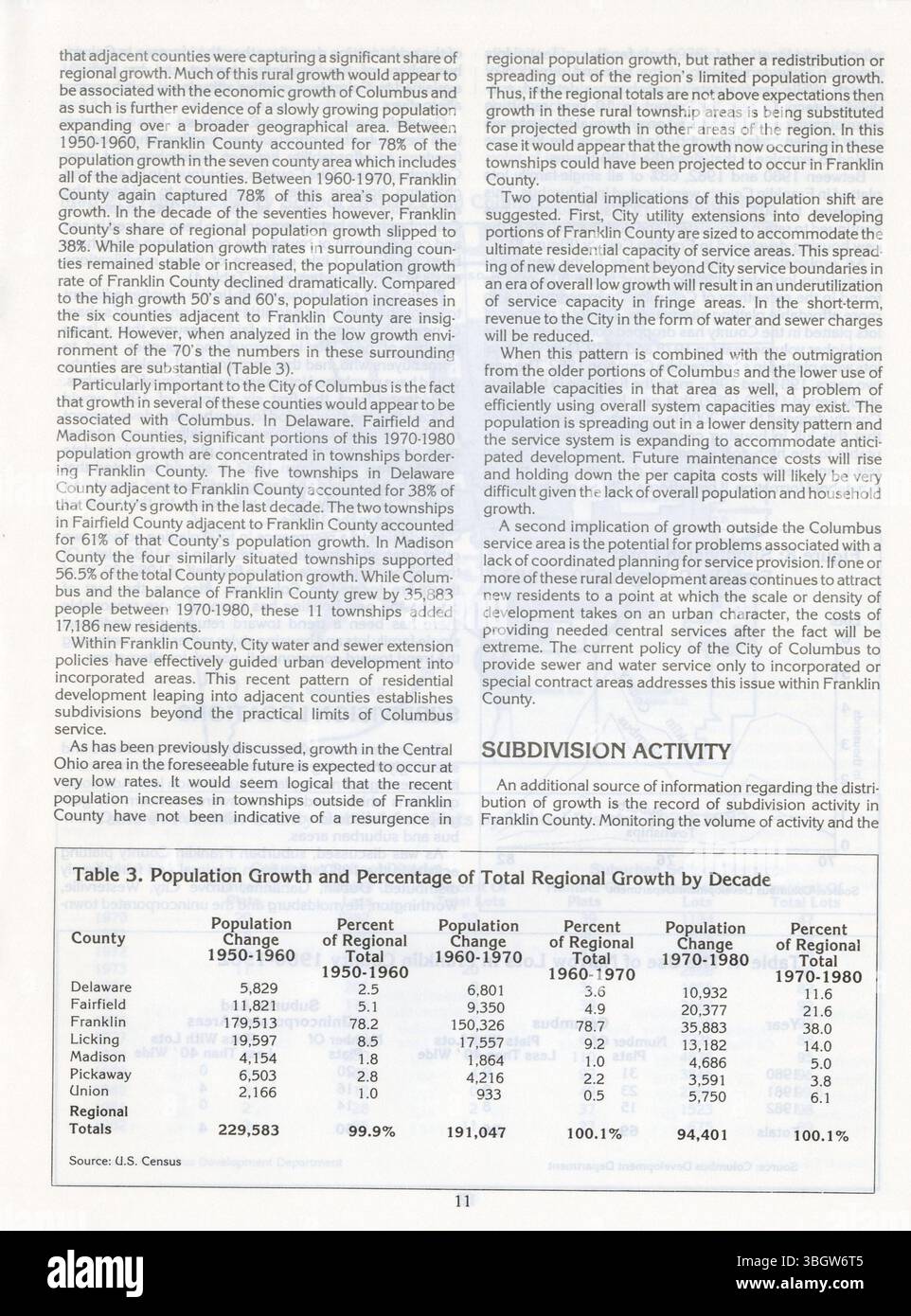 The 1983 report on Columbus's development strategy documents past ...