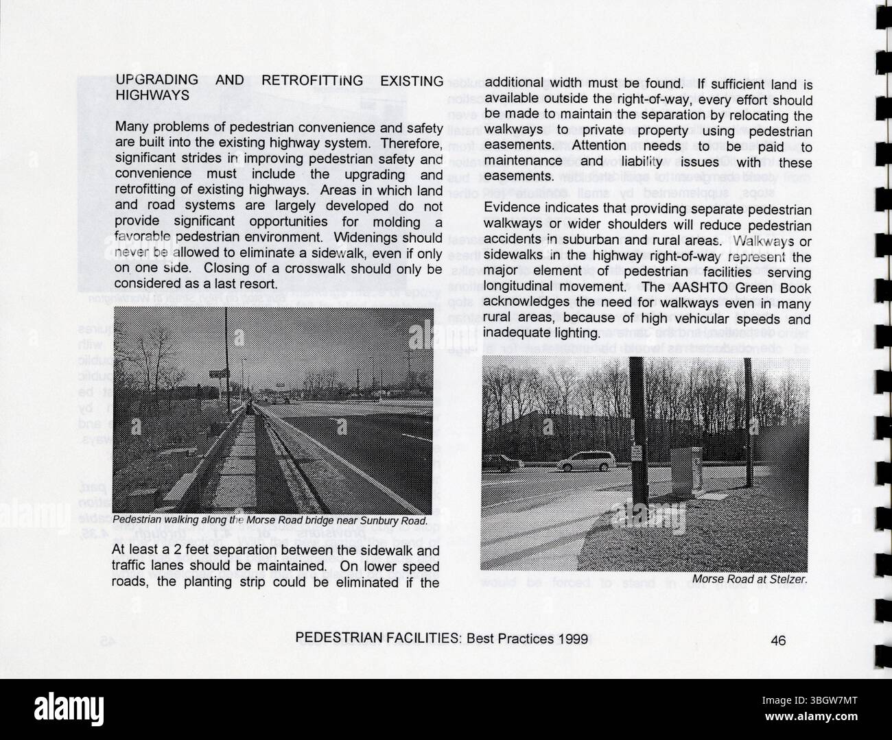 The 1999 Pedestrian Facilities Best Practices guide is designed to ...