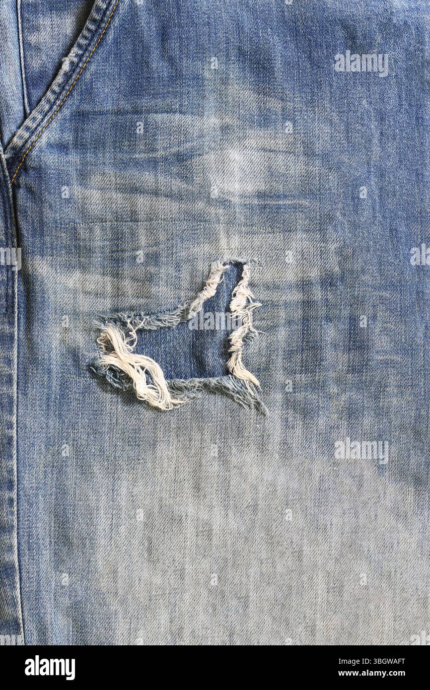 Old texture of Blue Denim background. Vertical image blue Jeans vintage ...