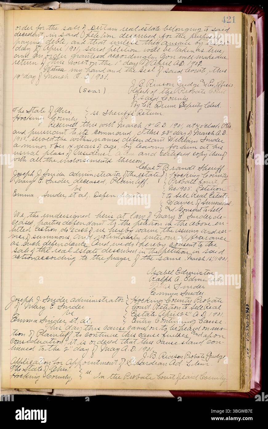 The Franklin County Miscellaneous Record Book Volume 2 (1900-1903 ...