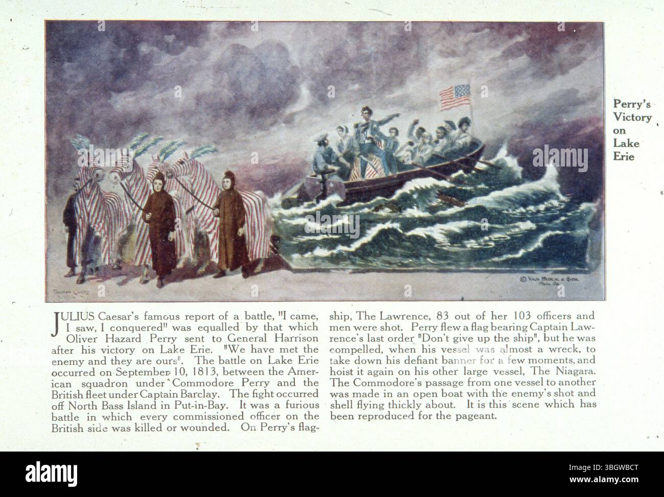 This illustration from a Columbus Centennial souvenir book depicts the ...