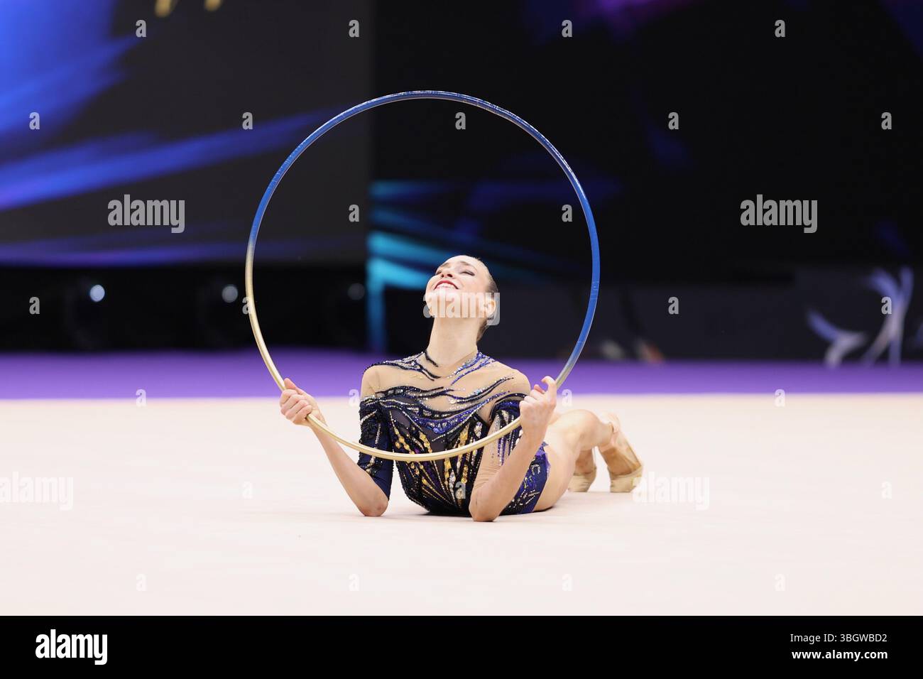 Darja Varfolomeev (Germany), Qualification Hoop during the 2025 ...