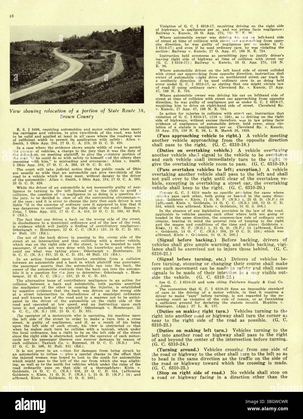 The 1931 Ohio Highway Guide offers key information for motorists ...