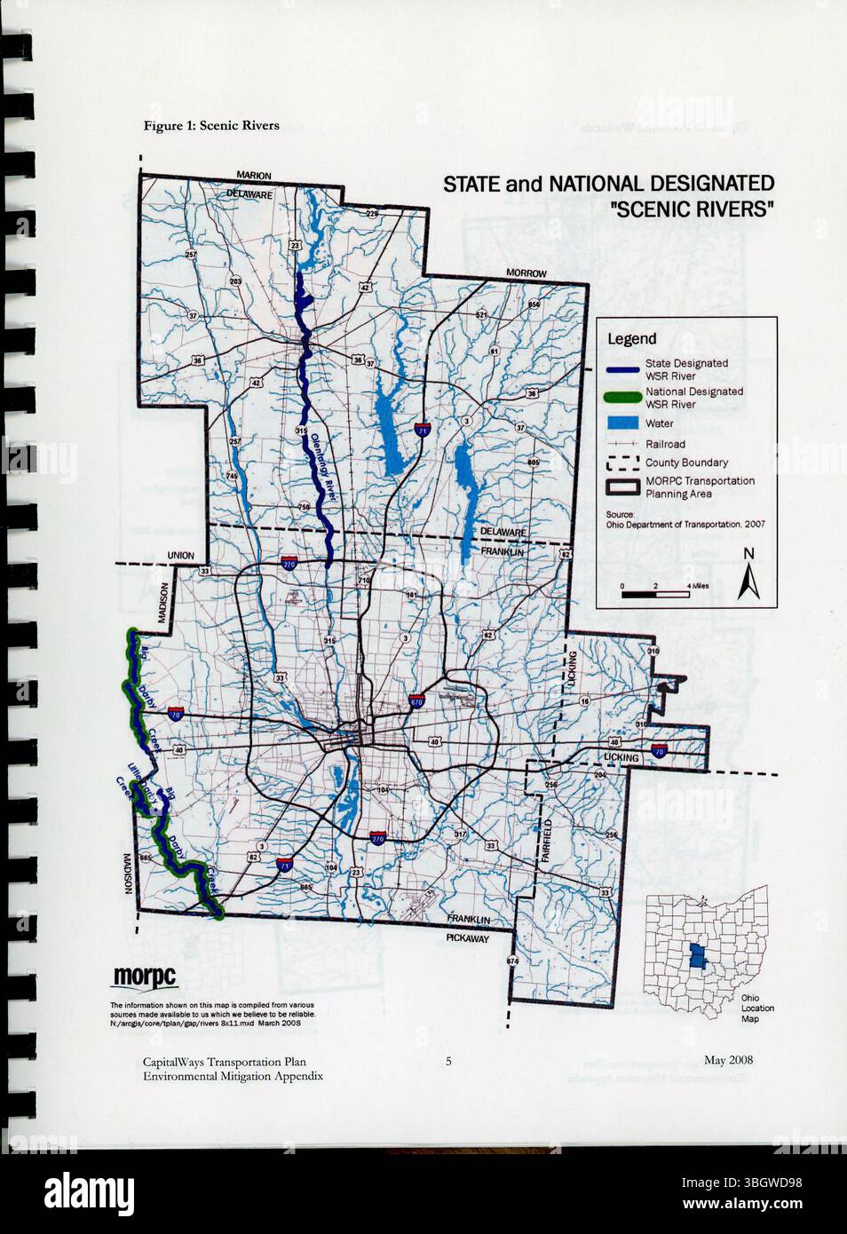 The CapitalWays Transportation Plan, developed by the Mid-Ohio Regional ...
