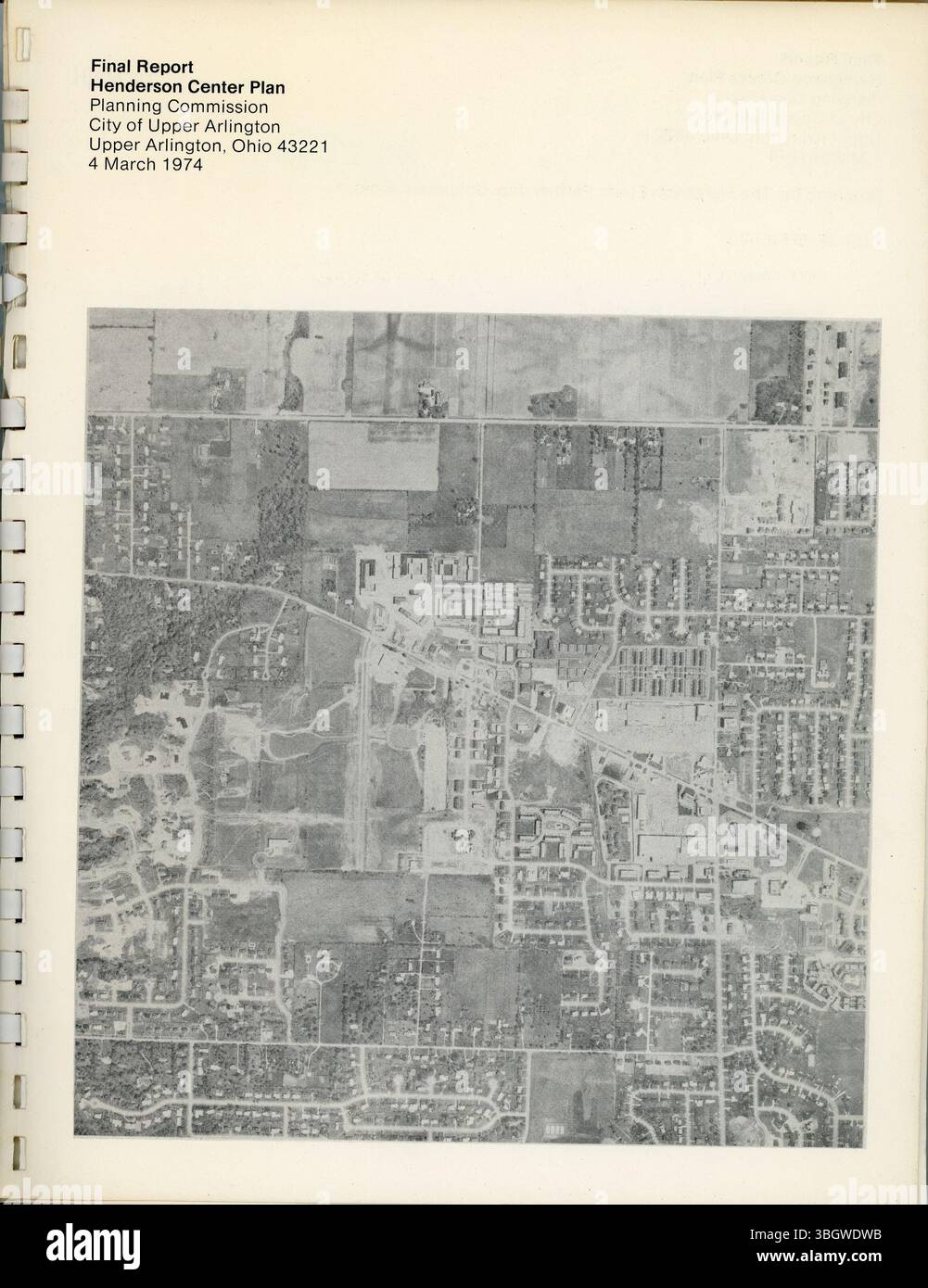 The Henderson Center Plan Final Report (1974) presents a redevelopment ...