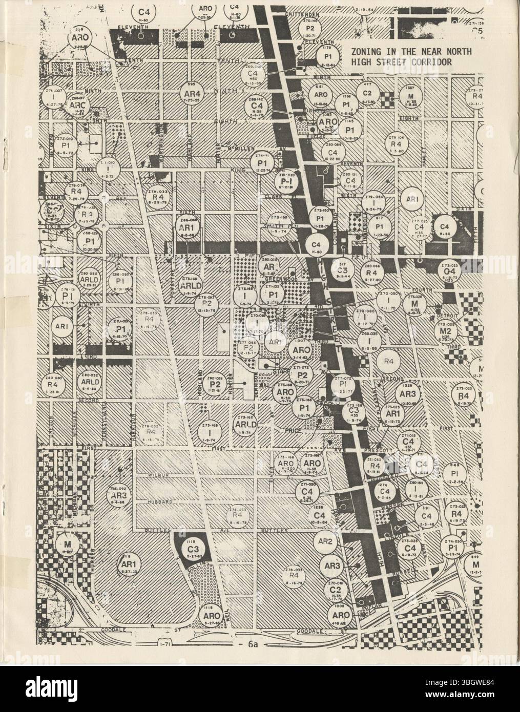 This section of the 1981 North High Street Land Use report details the ...