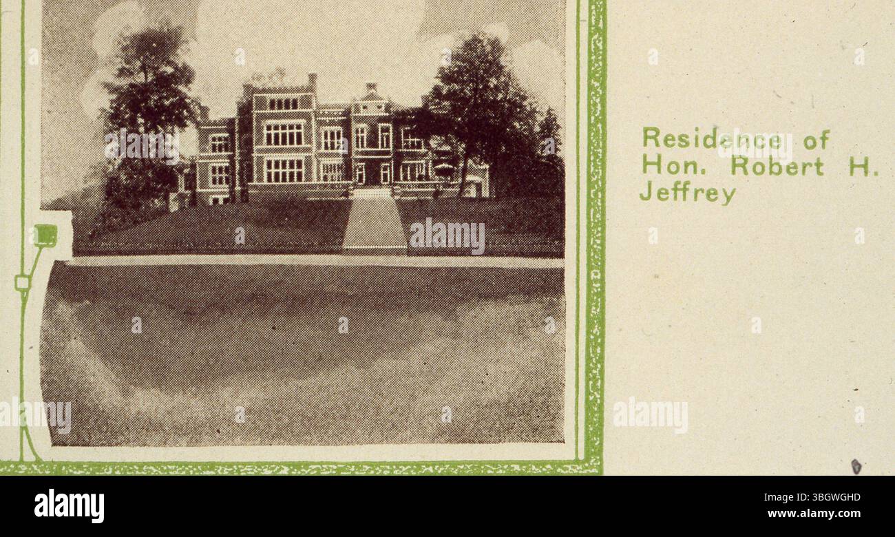 The Robert H. Jeffrey House, built in 1915, was named 'Kelvedan' and ...
