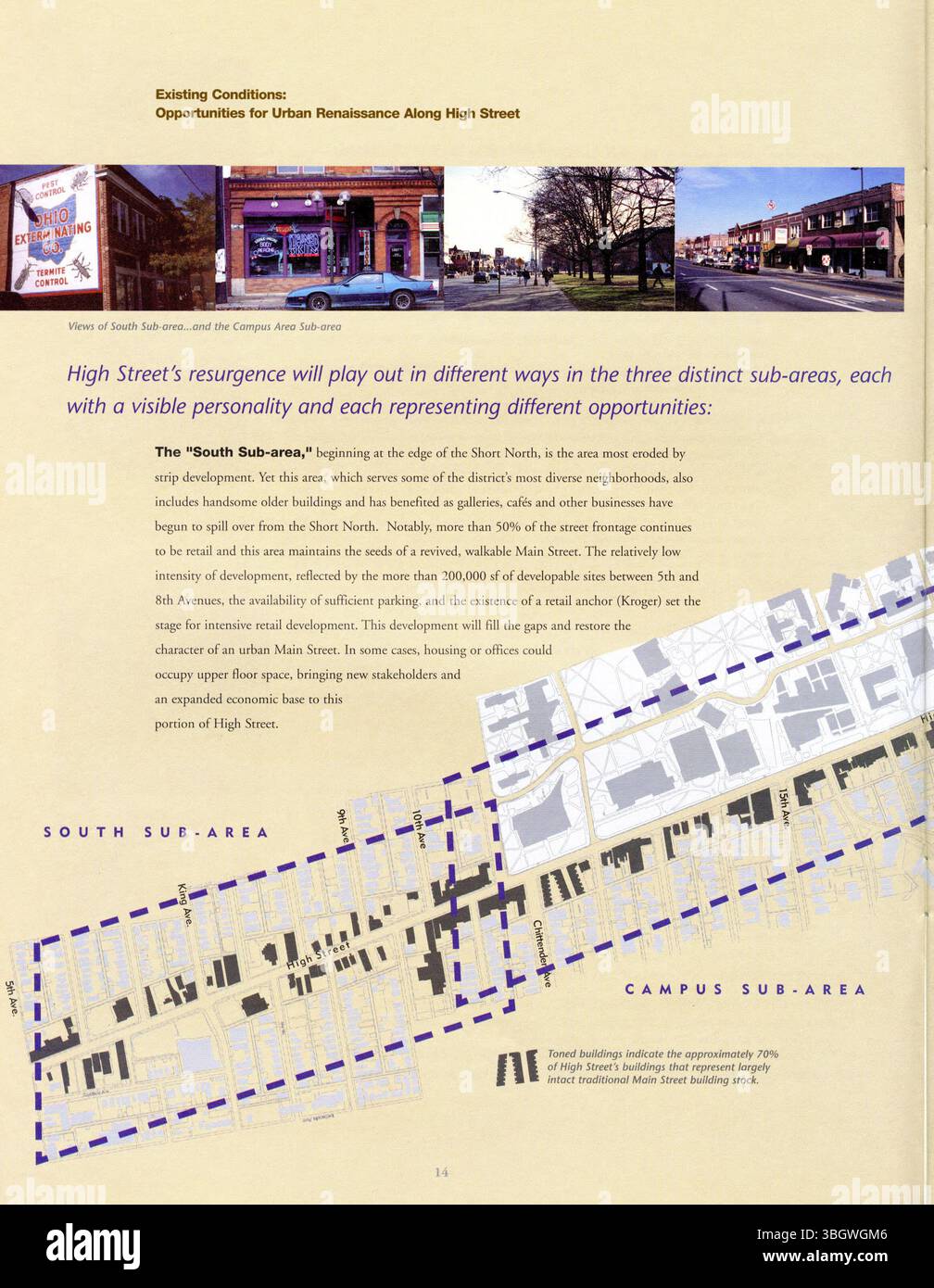 The 2000 'Plan for High Street: Creating A 21st Century Main Street' is a follow-up to the 1996 ...