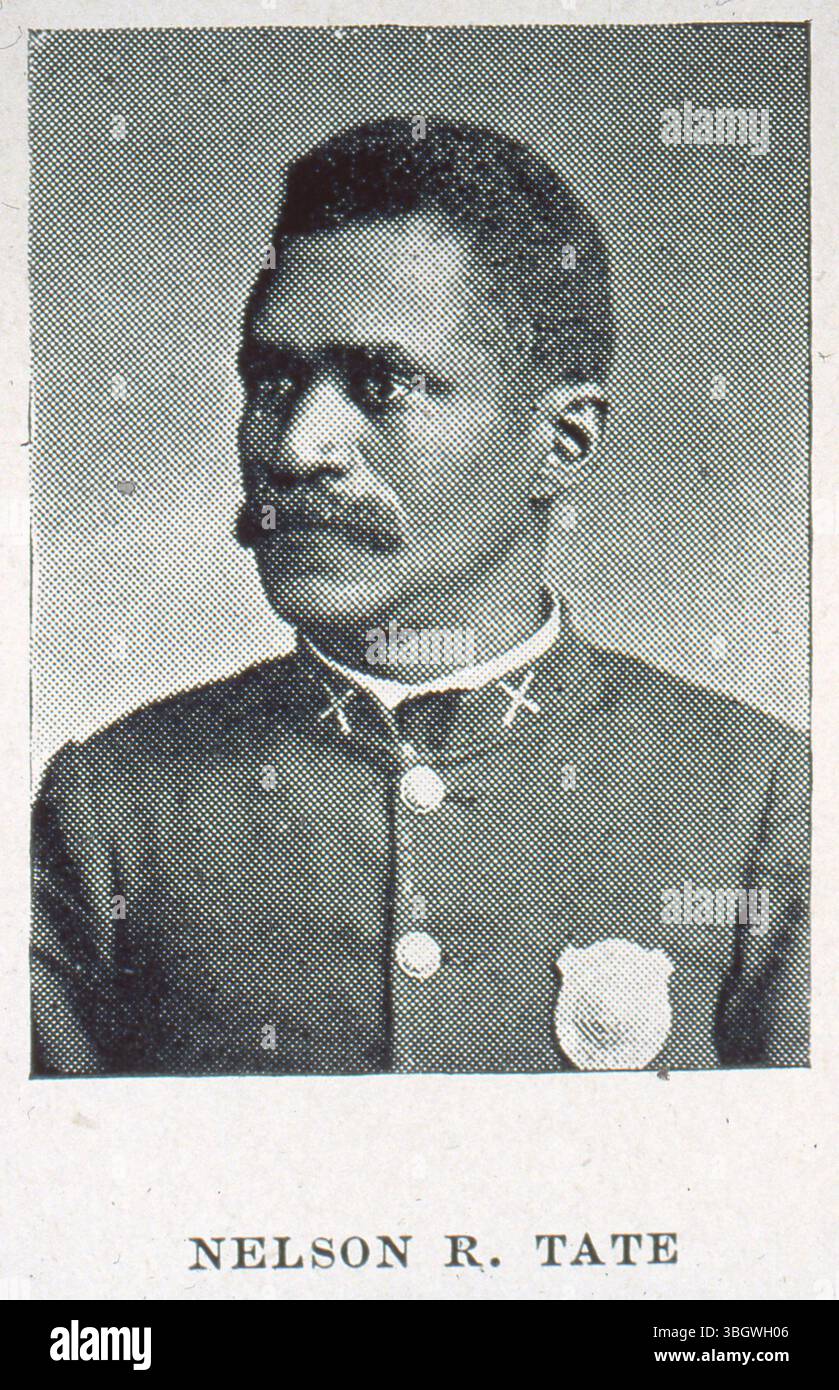 Nelson R. Tate, born around 1865, was a police officer with the ...