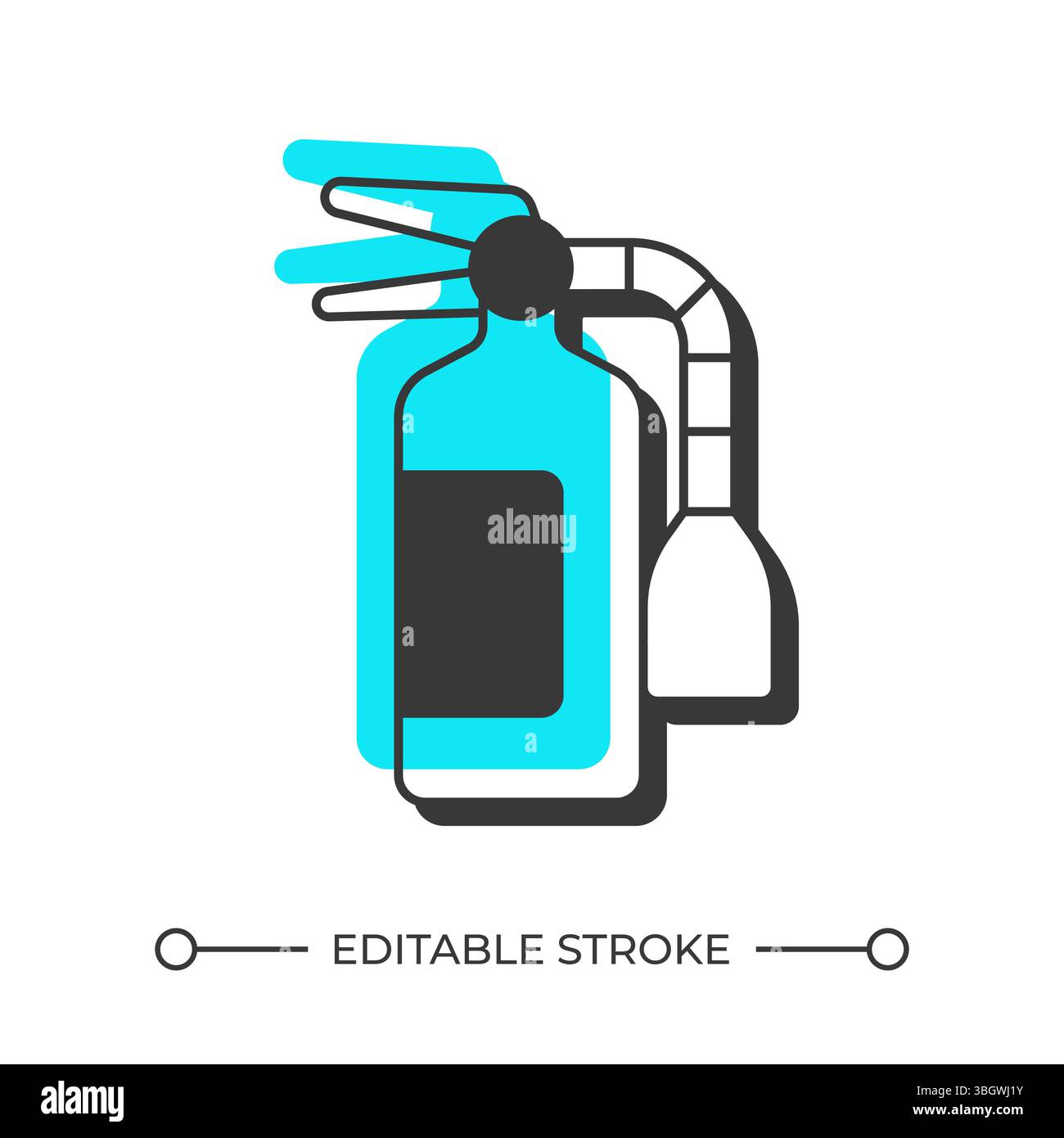 Bold fire outline hi-res stock photography and images - Alamy