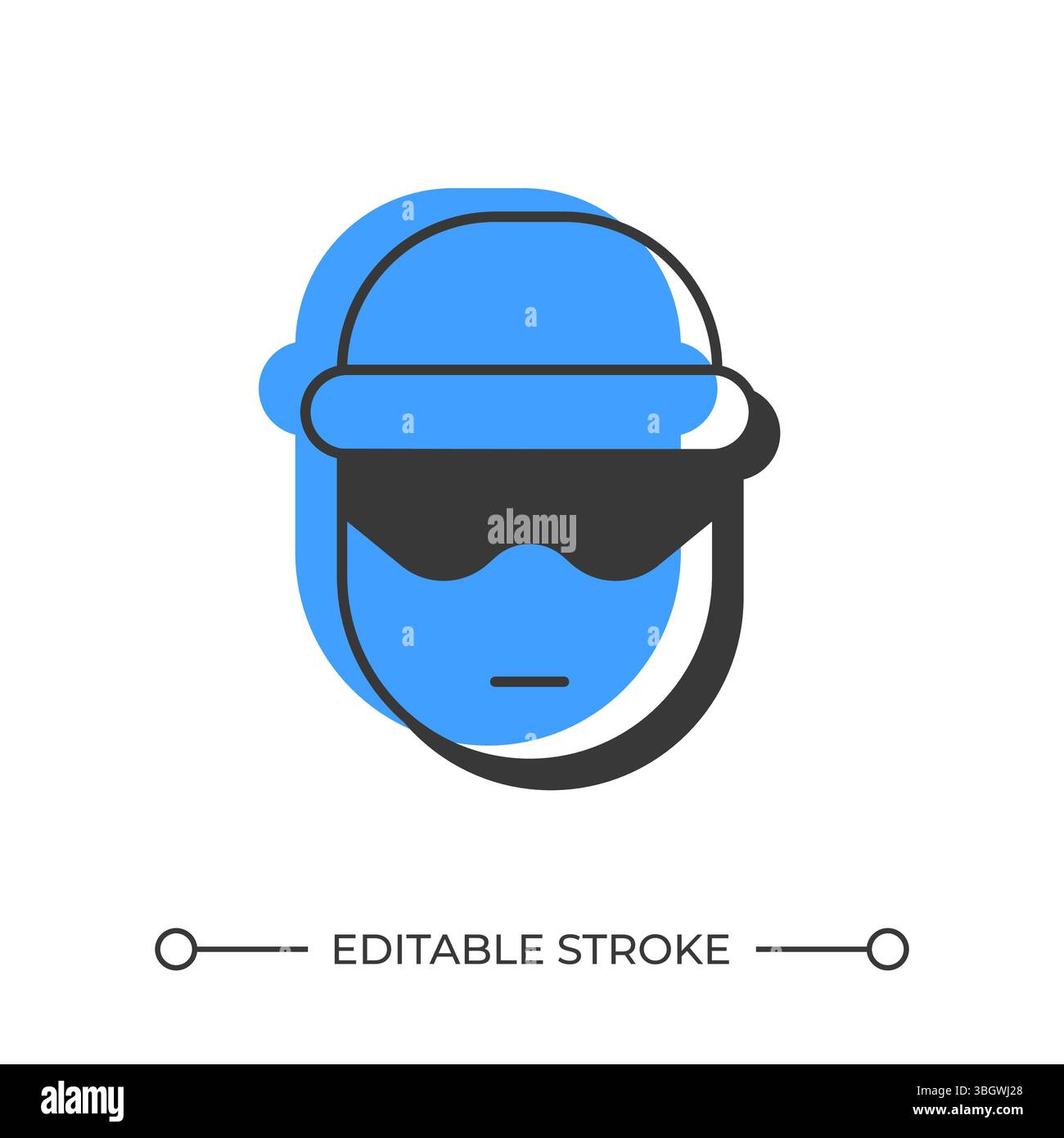 Dual identity mask Stock Vector Images - Alamy
