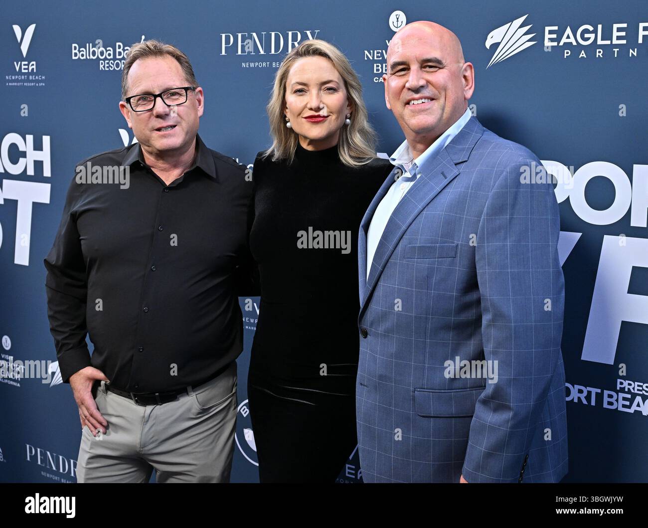 Todd Quartararo, Kate Hudson and Gregg Schwenk arriving to the 2025 ...