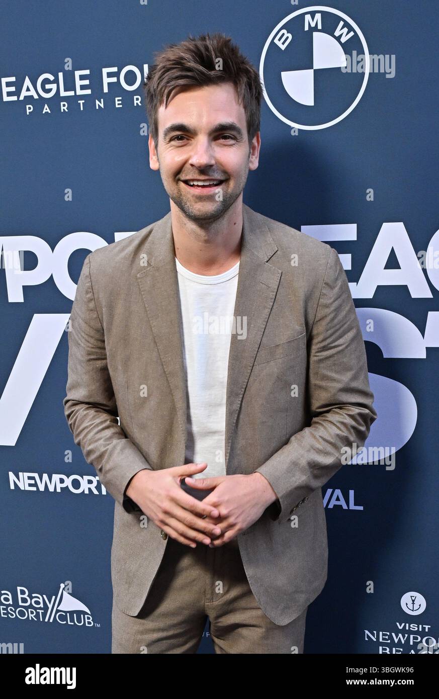 Drew Tarver arriving to the 2025 Newport Beach TV Fest held at the Lido ...