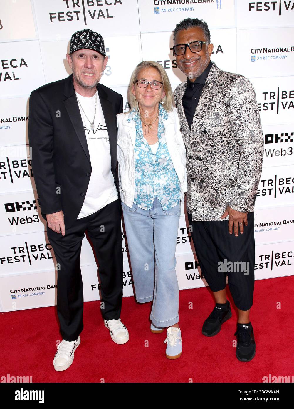 New York City, USA. 05th June, 2025. Roy Hay, Alison Ellwood and Mikey ...