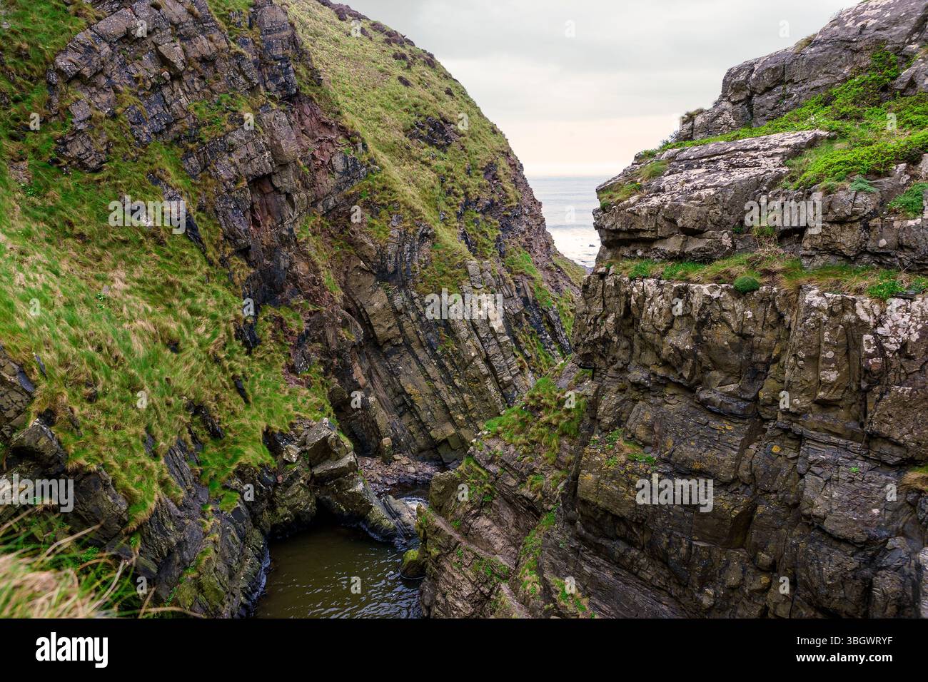 The plunge pool below Speke's Mill Mouth Waterfall, the highest on ...