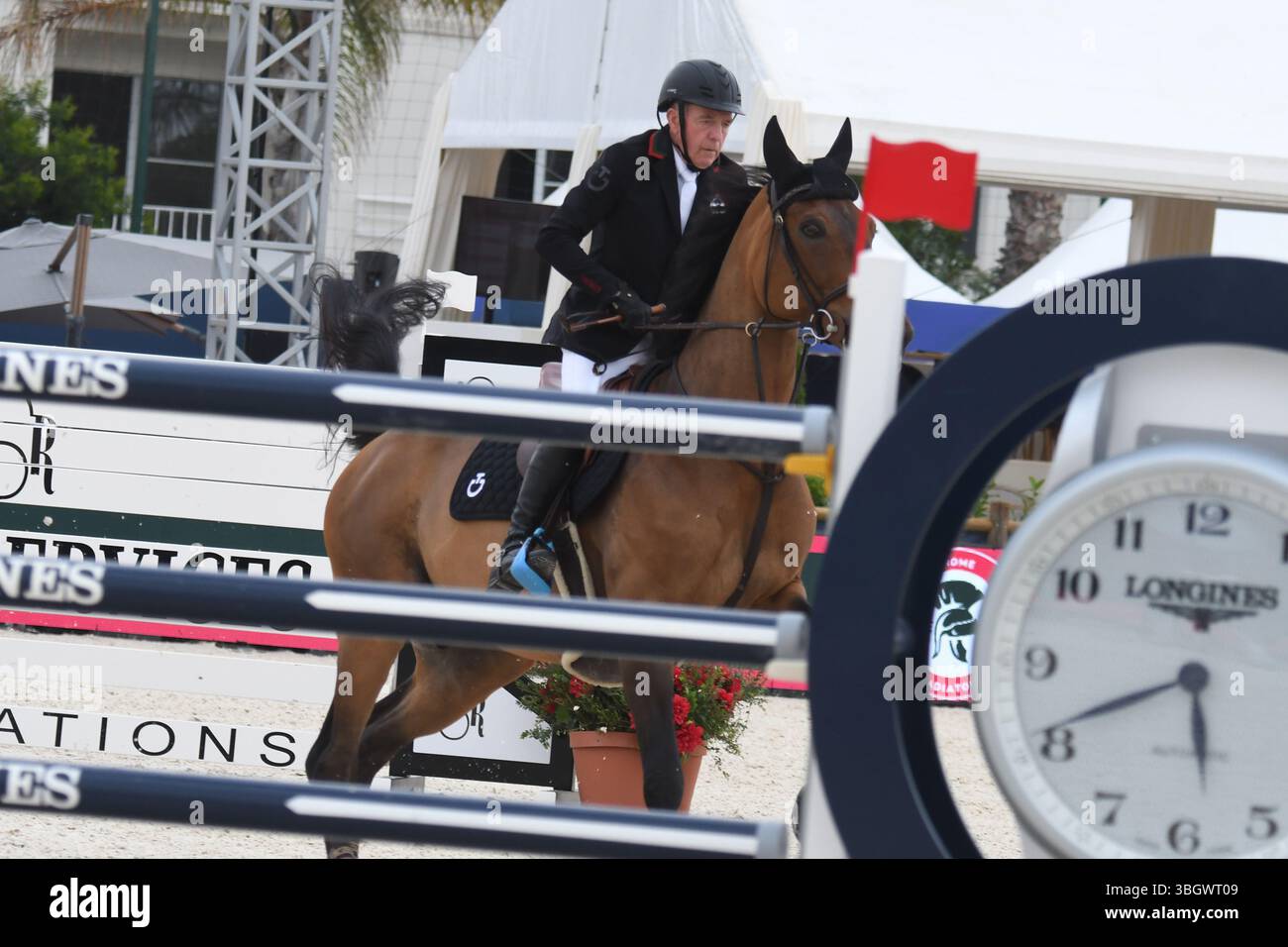 Cannes, France. 05th June, 2025. Cannes riders John Whitaker competes ...