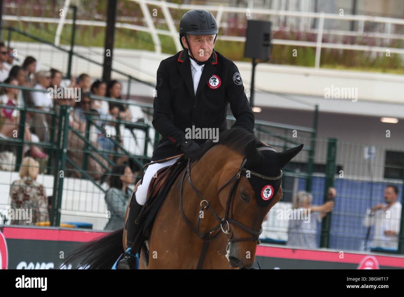 Cannes, France. 05th June, 2025. Cannes riders John Whitaker competes ...