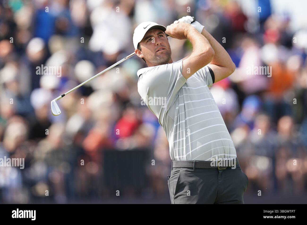 File photo dated 21-07-2023 of Scottie Scheffler who was a 19-year-old ...