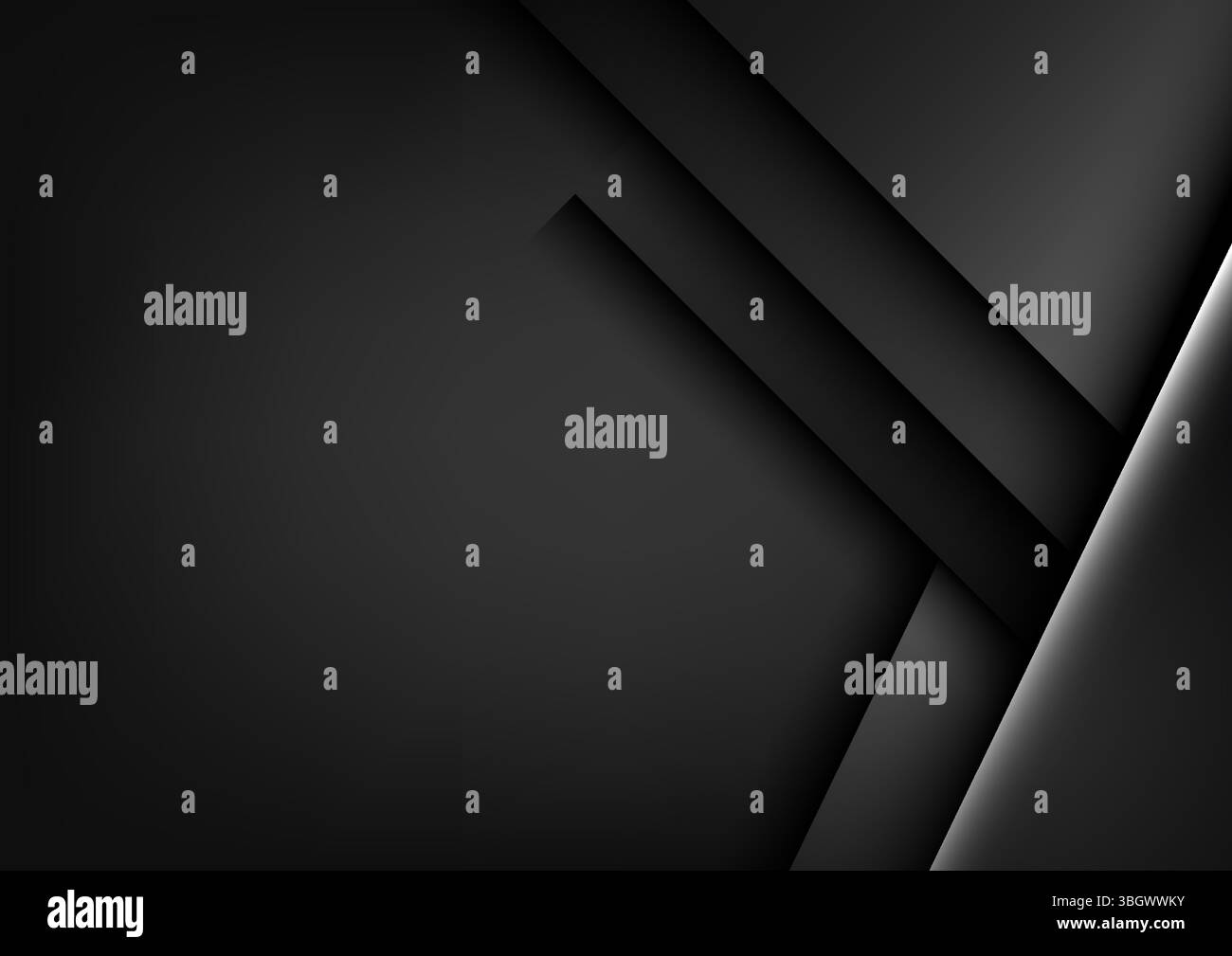 Abstract Dark Grey Background Featuring Overlapping Panels With Subtle Shadows And Highlights