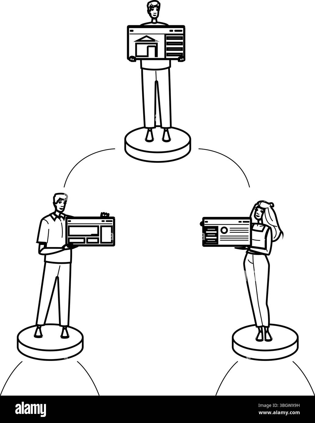 levels hierarchy website website vector Stock Vector Image & Art - Alamy