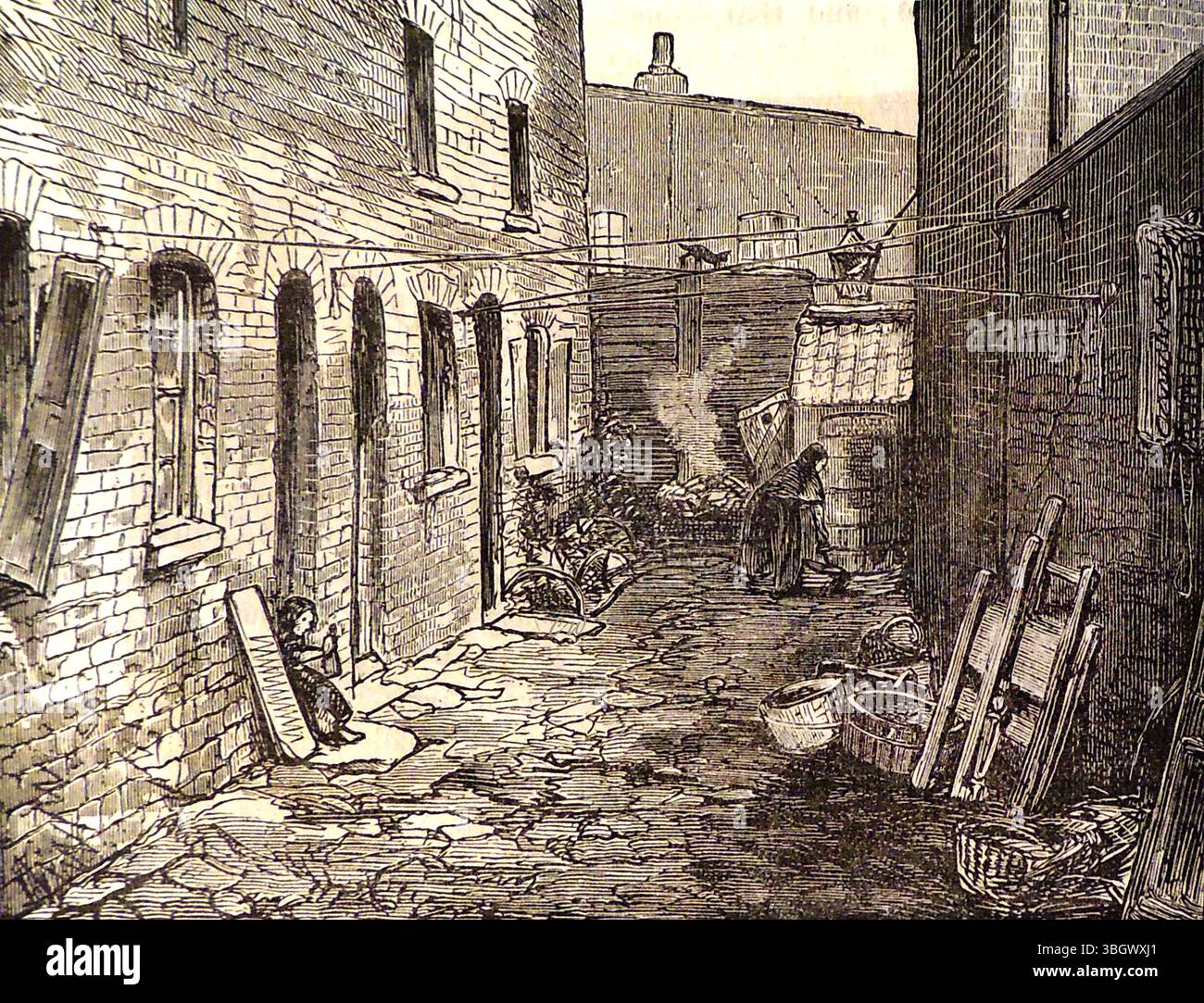 Uk slums hi-res stock photography and images - Alamy