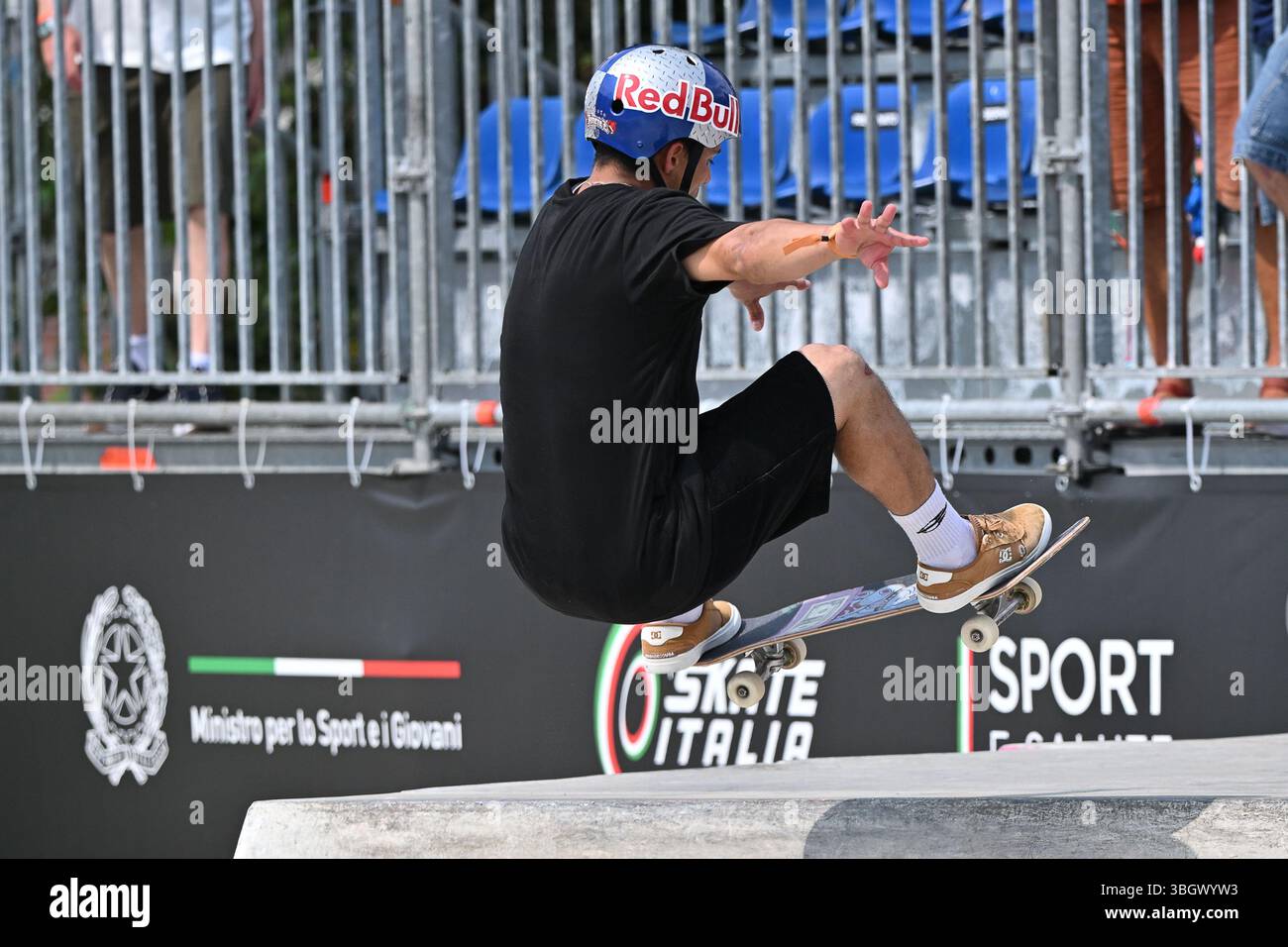 Ostia Park, Rome, Italy - Marcelo Jimenez during World Skateboarding ...