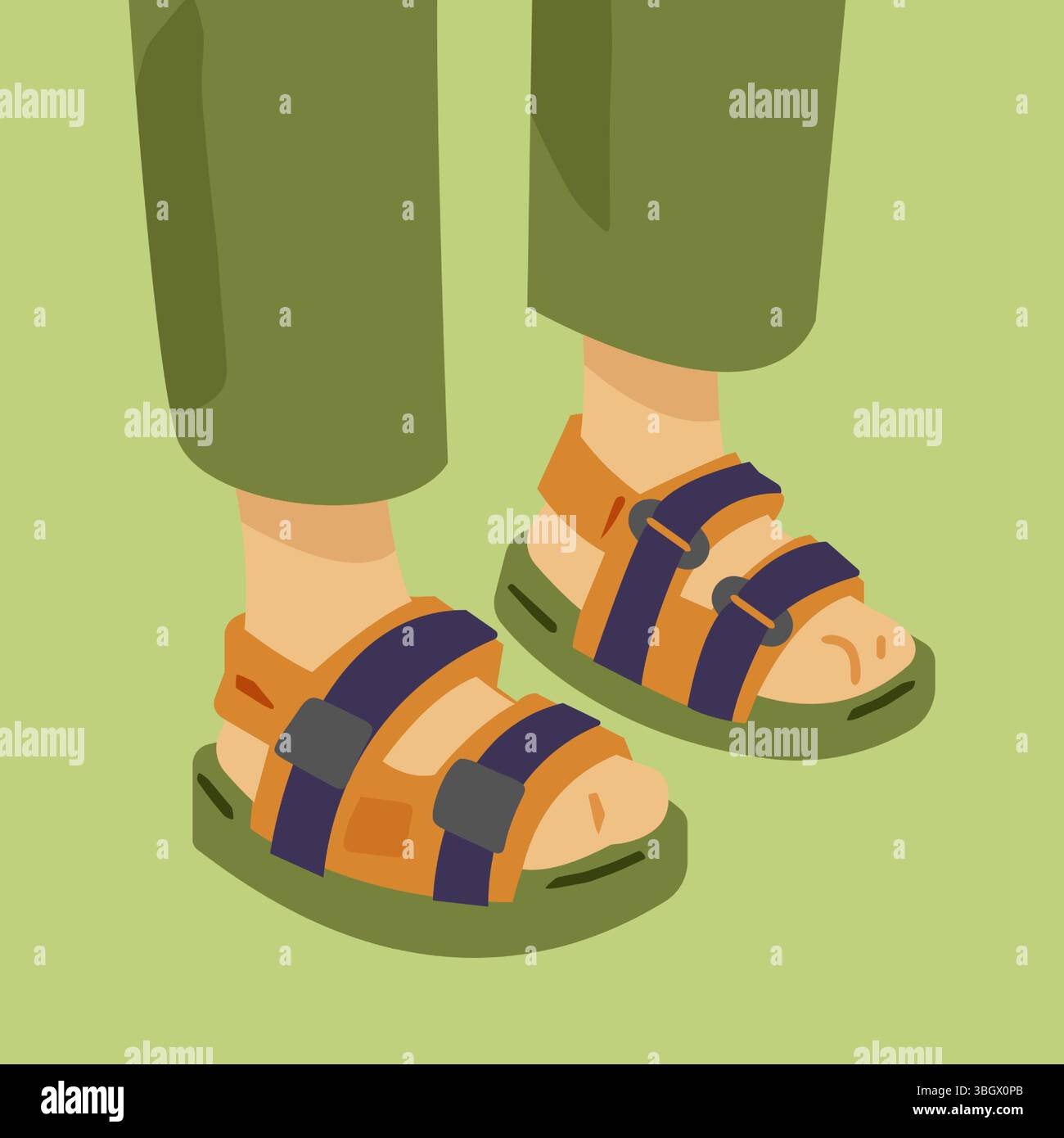 Outdoor hiking shoes Stock Vector Images - Alamy