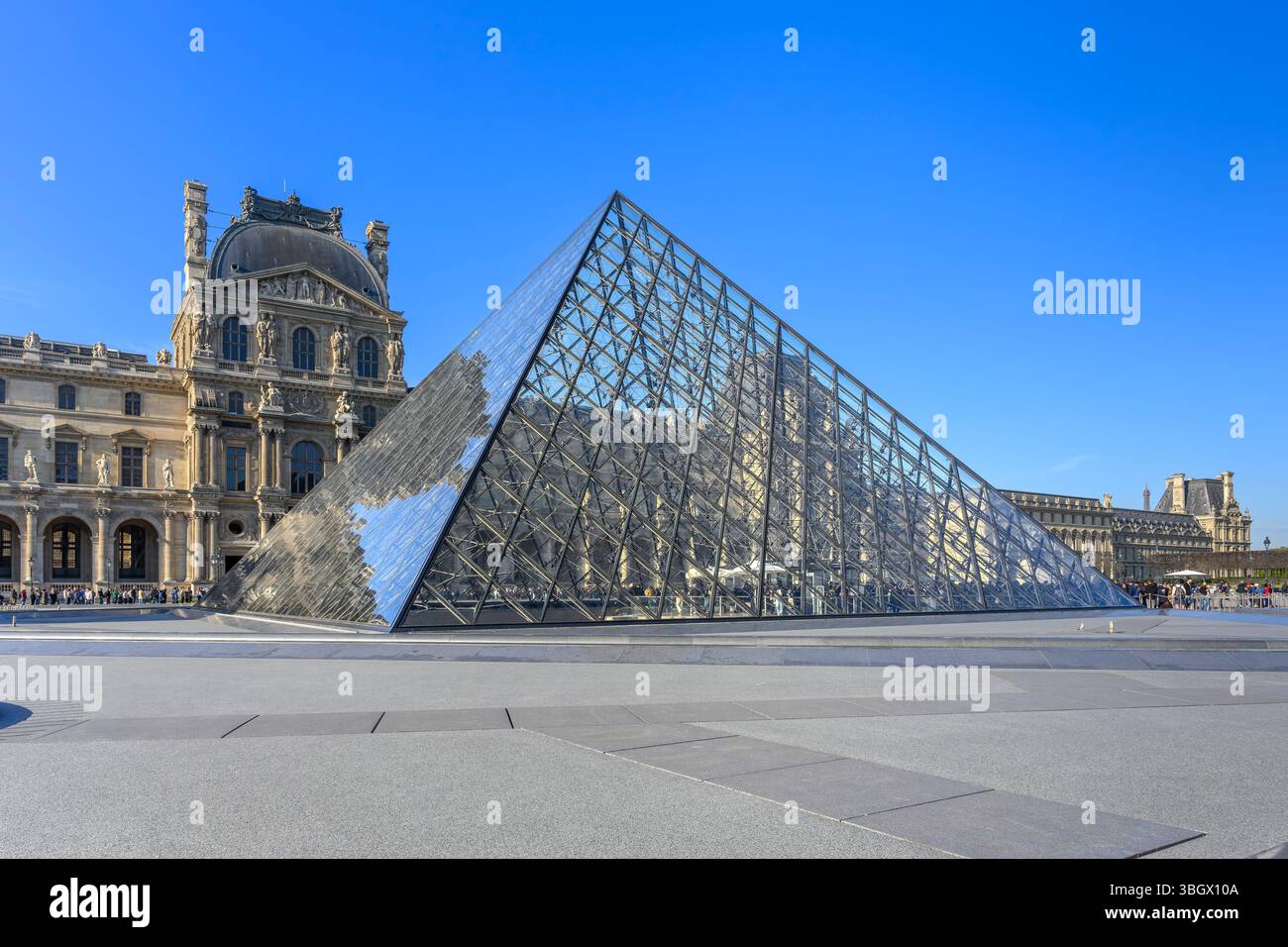 The iconic glass pyramid created by IM Pei in the 1980s. Built in the ...