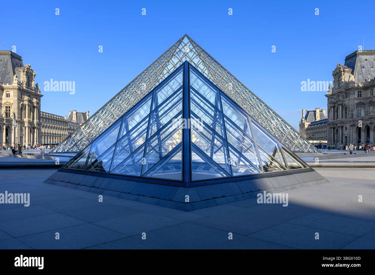 The iconic glass pyramid created by IM Pei in the 1980s. Built in the ...