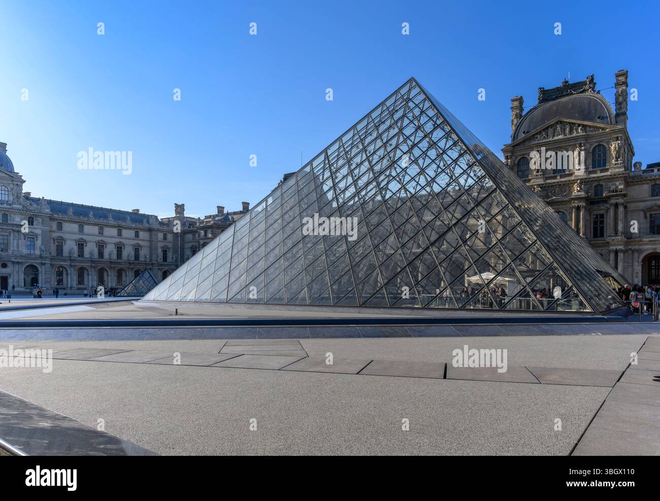 The iconic glass pyramid created by IM Pei in the 1980s. Built in the ...