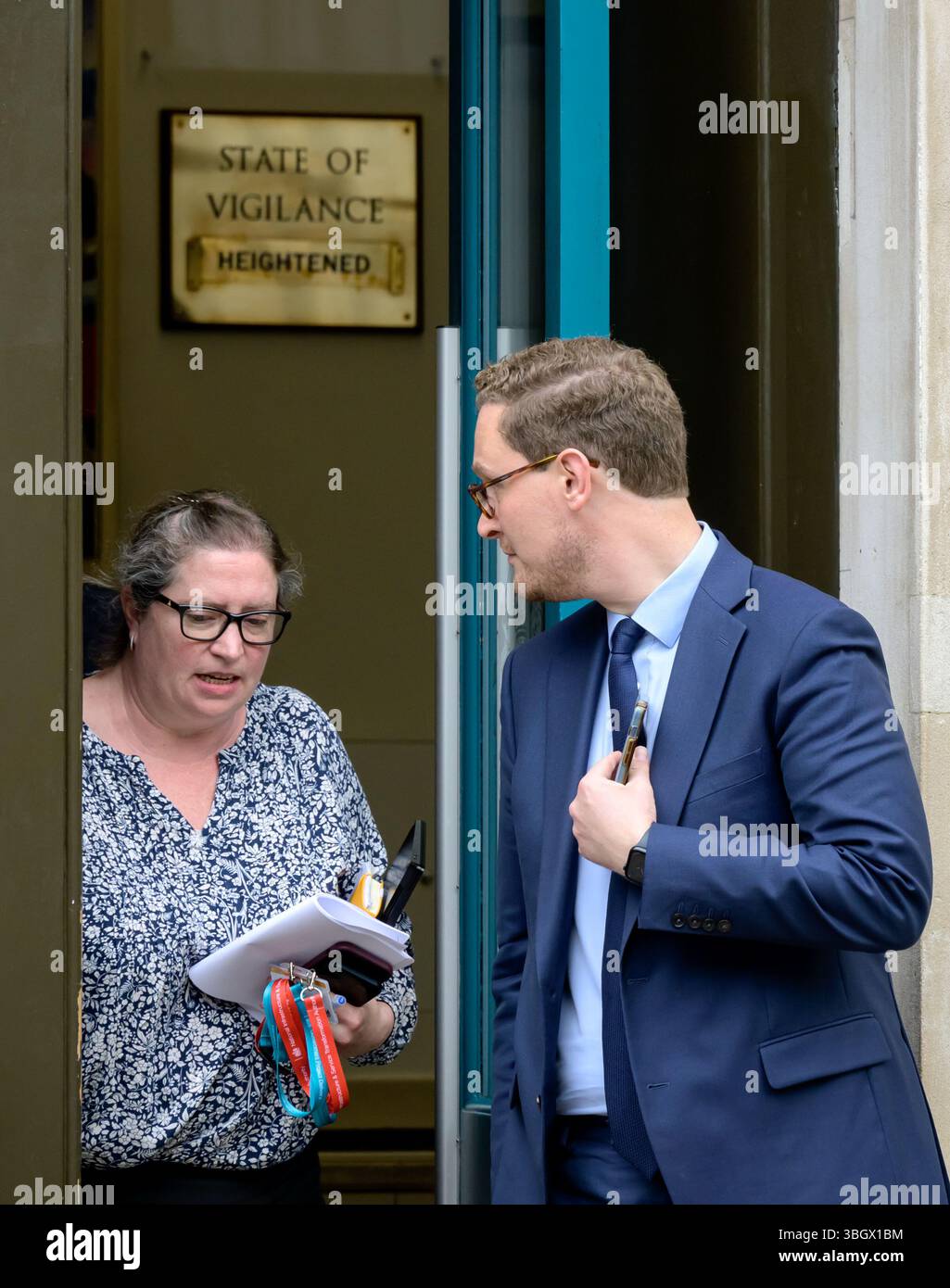 Darren Jones MP (Lab: Bristol NW) Chief Secretary to the Treasury and Beck Wood (CEO of National ...