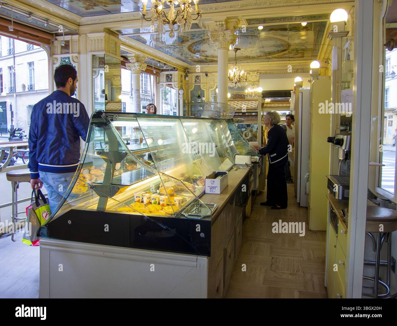 Paris, France, Interior Decoration, Vintage, inside Old French Bakery ...