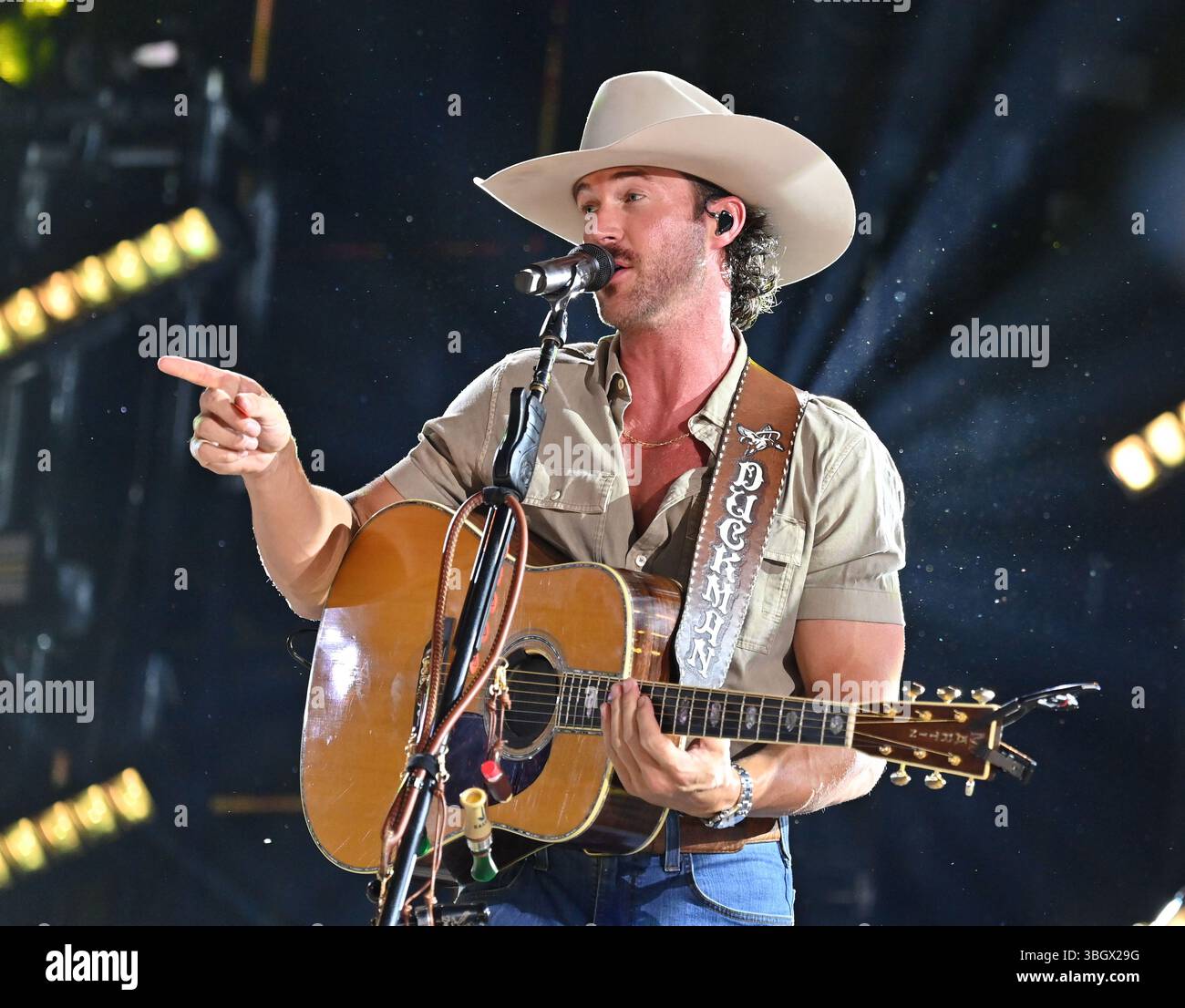 Nashville, USA. 05th June, 2025. Riley Green onstage at CMA Fest 2025 ...