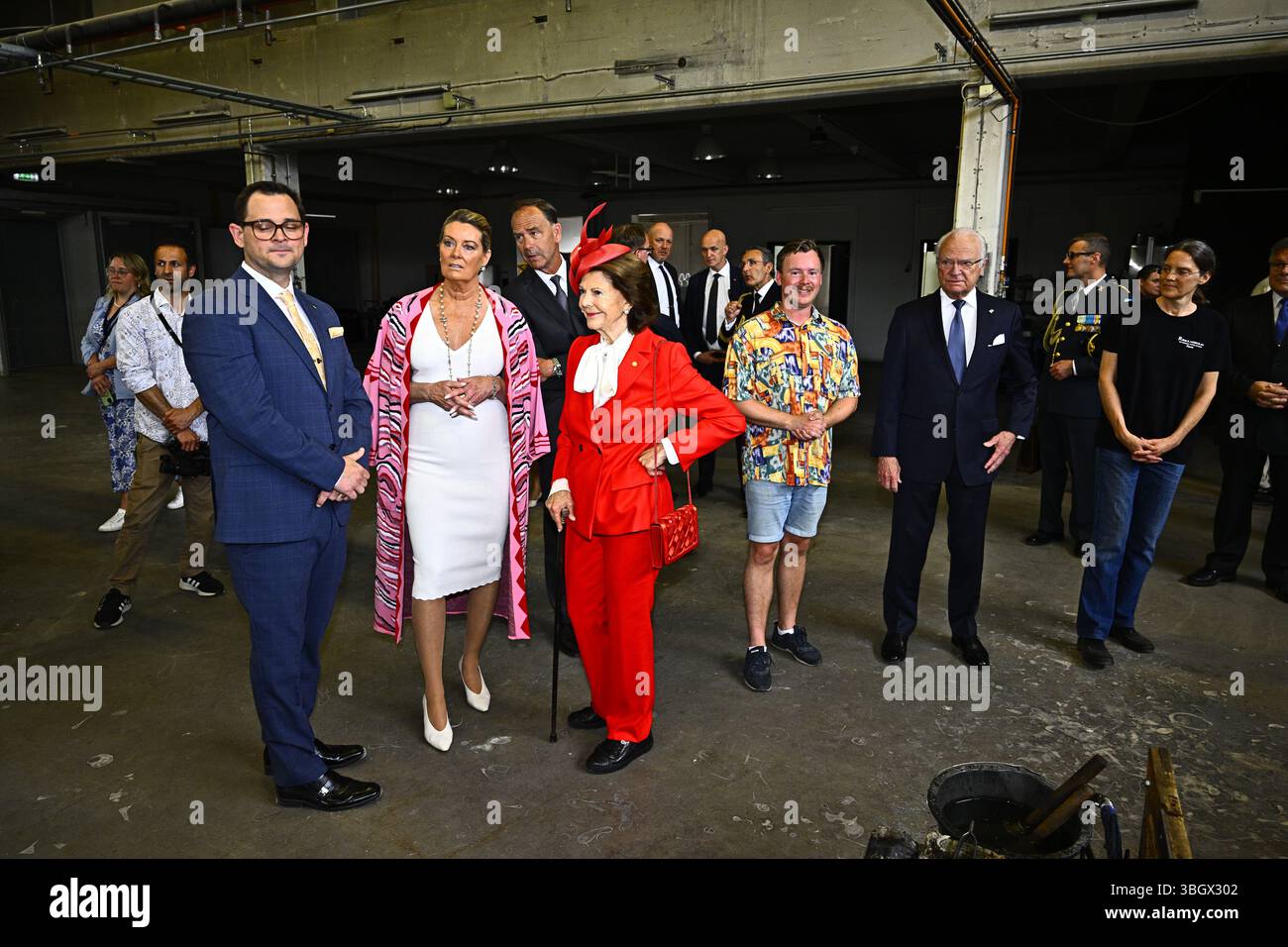 NYBRO 20250606King Carl Gustaf and Queen Silvia visit the National ...
