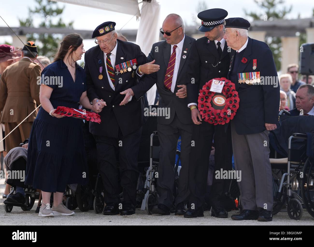 D-Day veteran and Ambassador for the British Normandy Memorial, Ken Hay ...