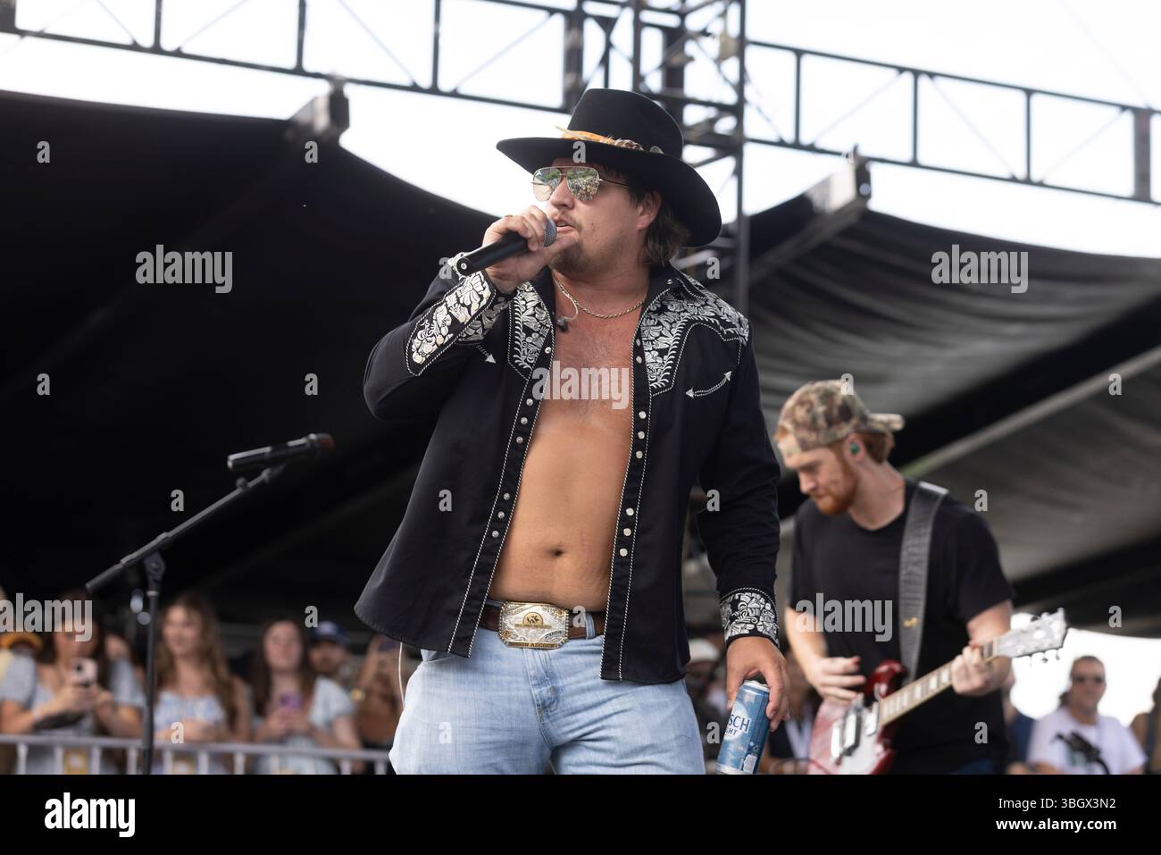 NASHVILLE, TENNESSEE - JUNE 5, 2025: Country singer Gavin Adcock ...