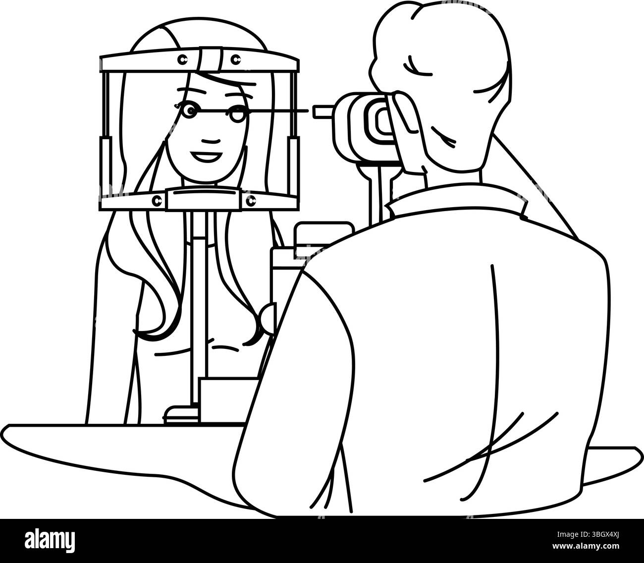 Visit optician Stock Vector Images - Alamy