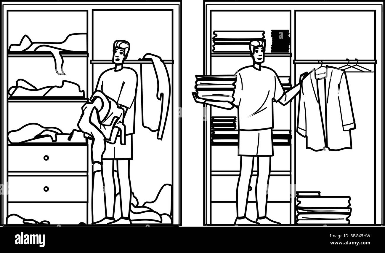 Man closet not woman Black and White Stock Photos & Images - Alamy