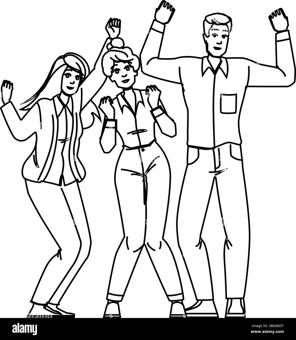 engagement overjoyed employee vector Stock Vector Image & Art - Alamy