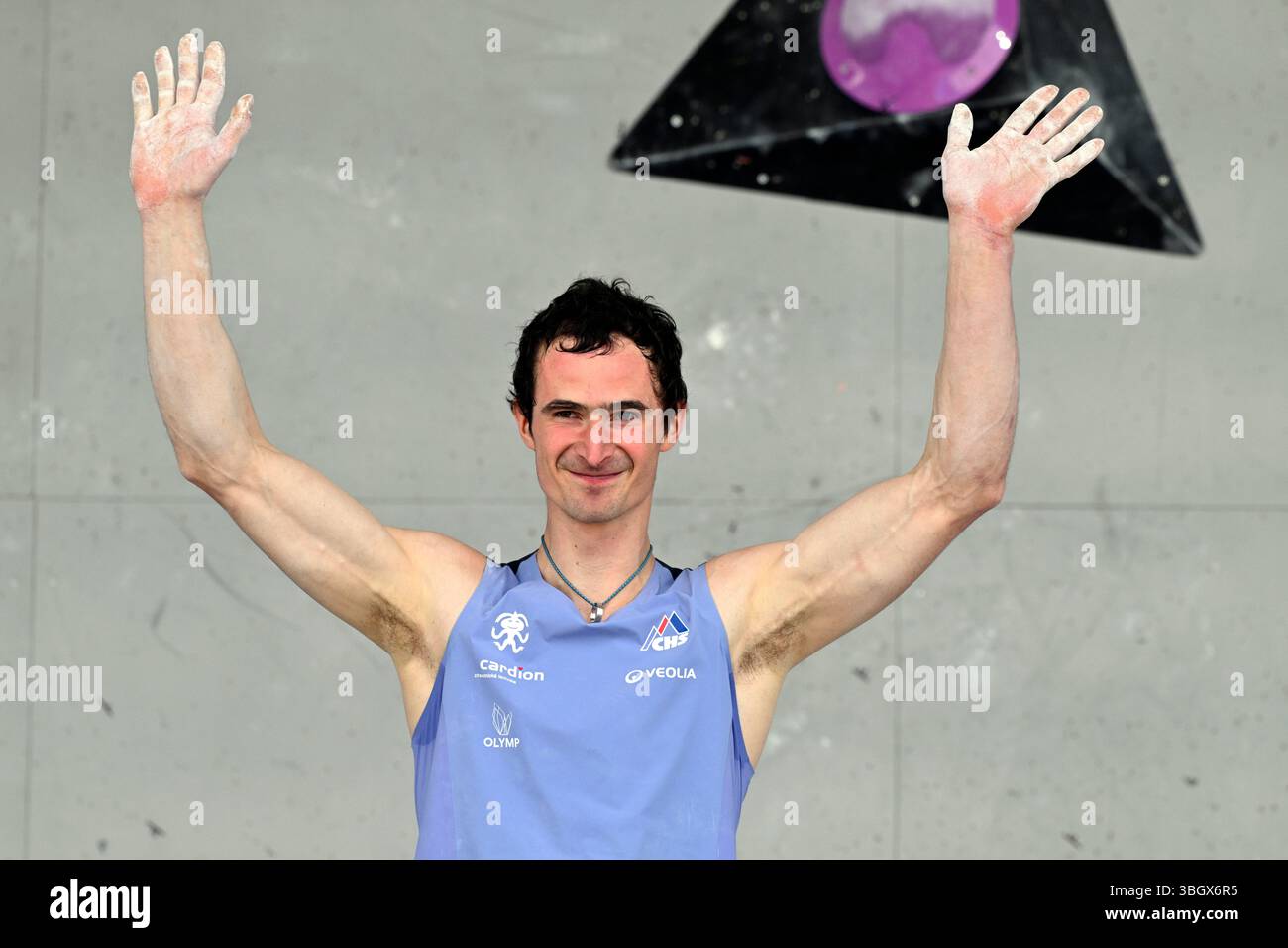 Prague, Czech Republic. 06th June, 2025. Czech sport climber Adam Ondra ...