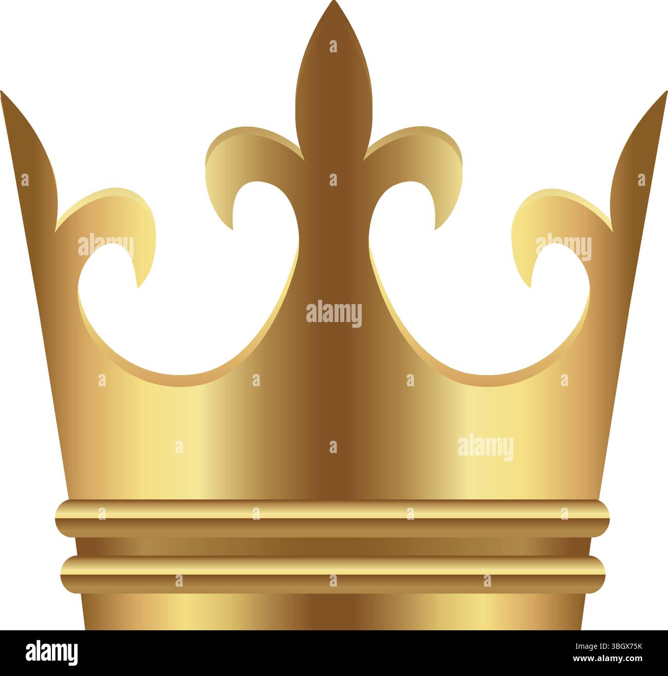 Realistic gold crown royal hi-res stock photography and images - Alamy