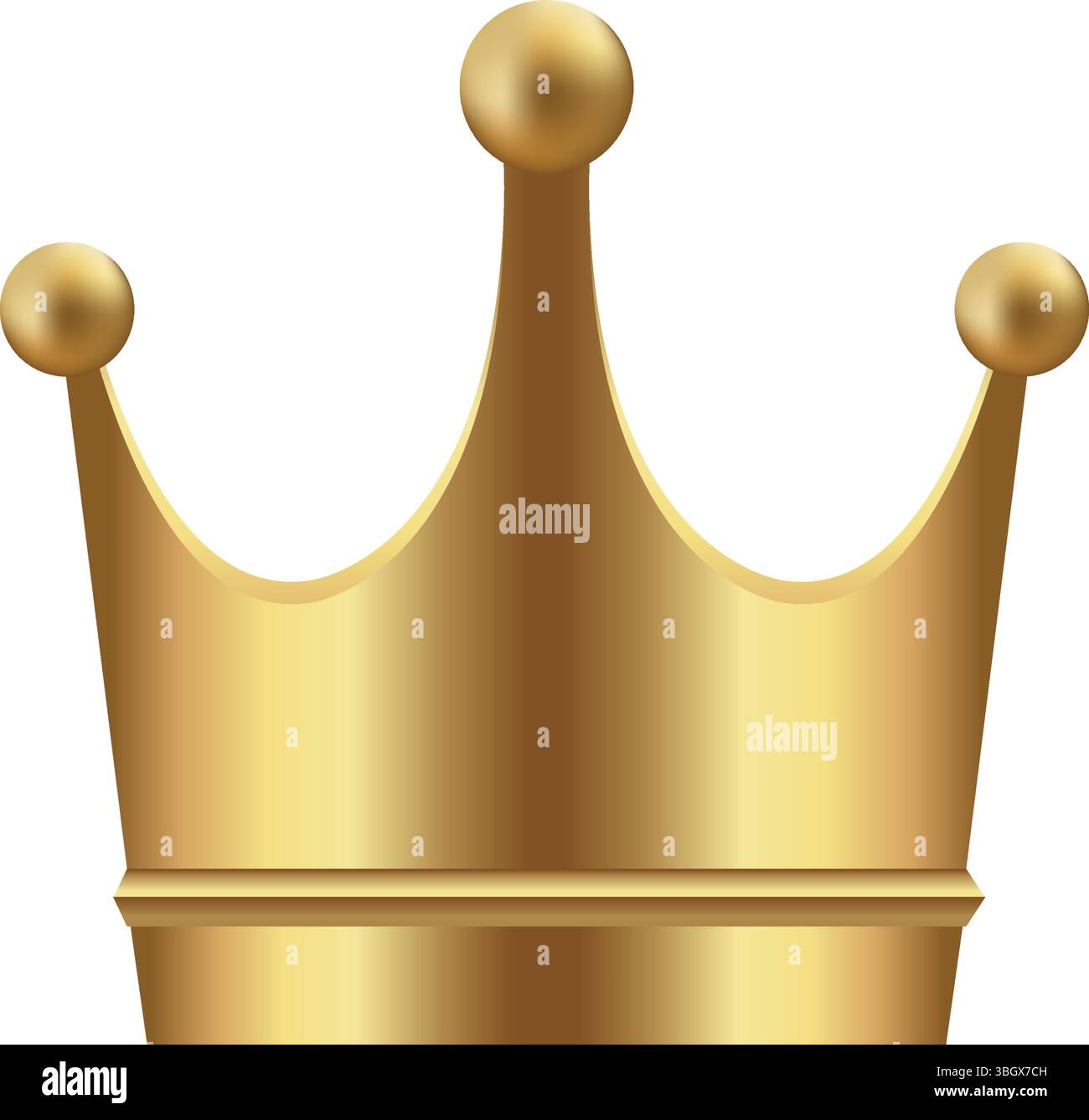 Golden royal crown vintage Cut Out Stock Images & Pictures - Alamy