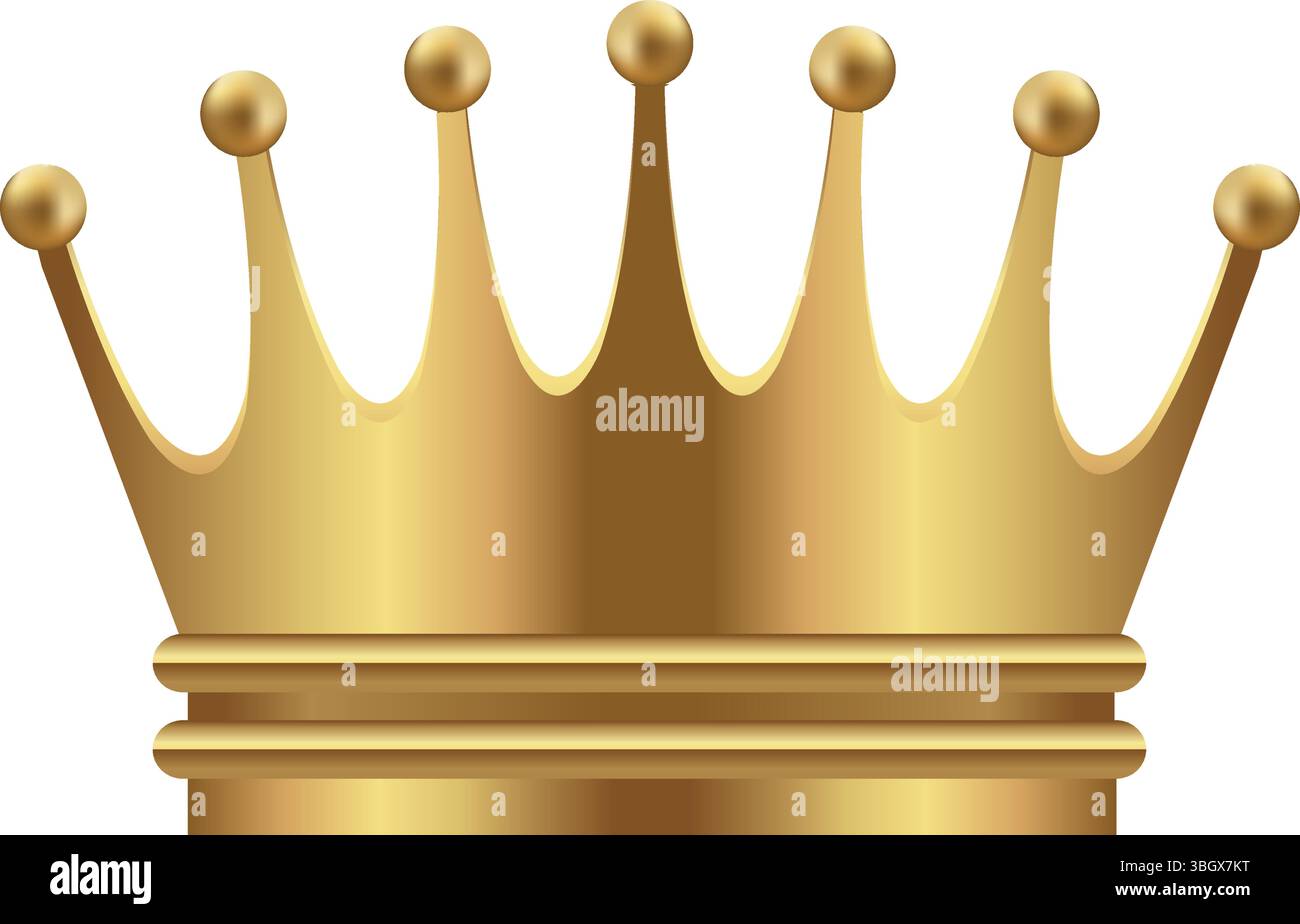 Elegant crown illustration vector Stock Vector Images - Alamy