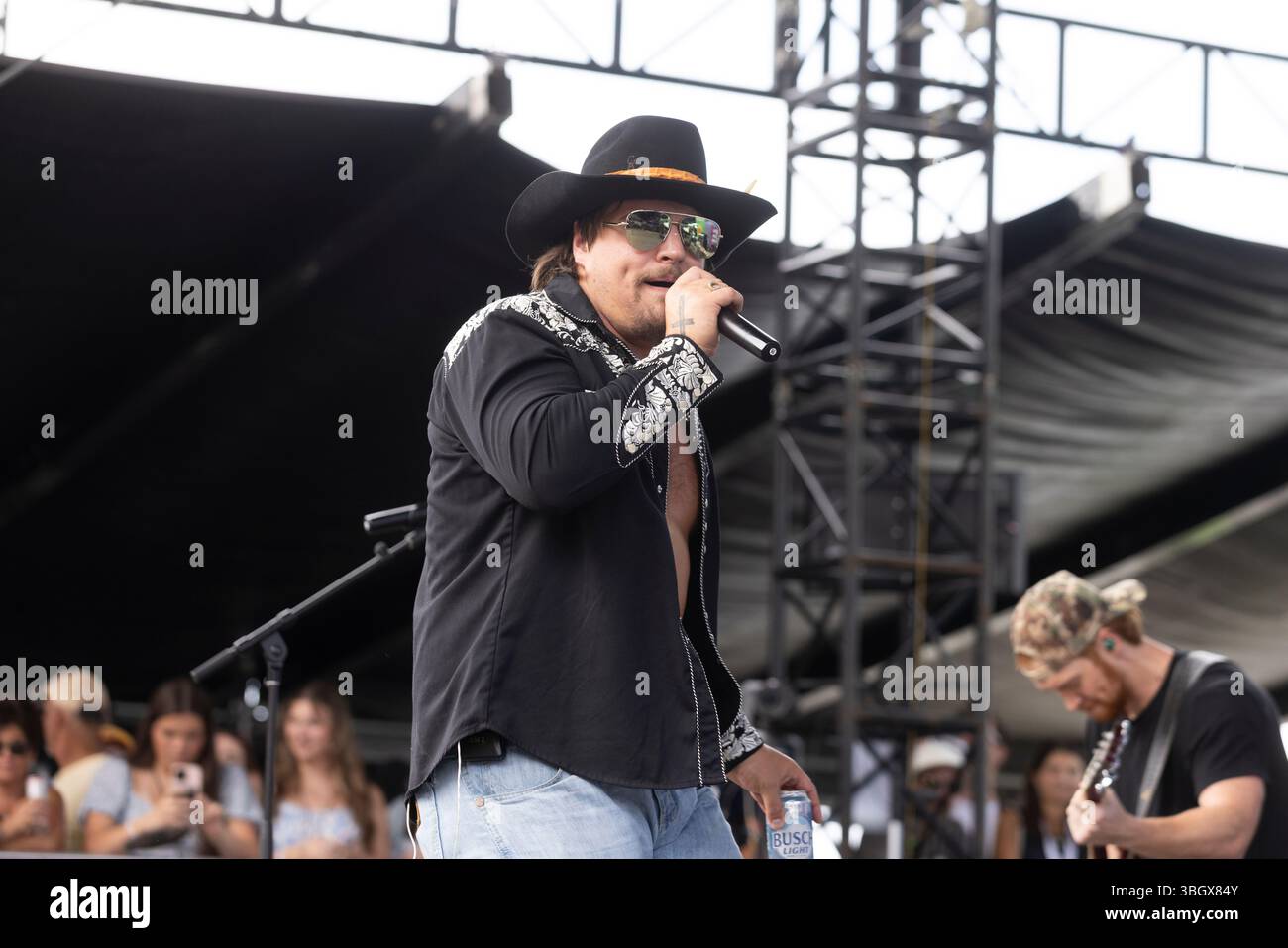 NASHVILLE, TENNESSEE - JUNE 5, 2025: Country singer Gavin Adcock ...