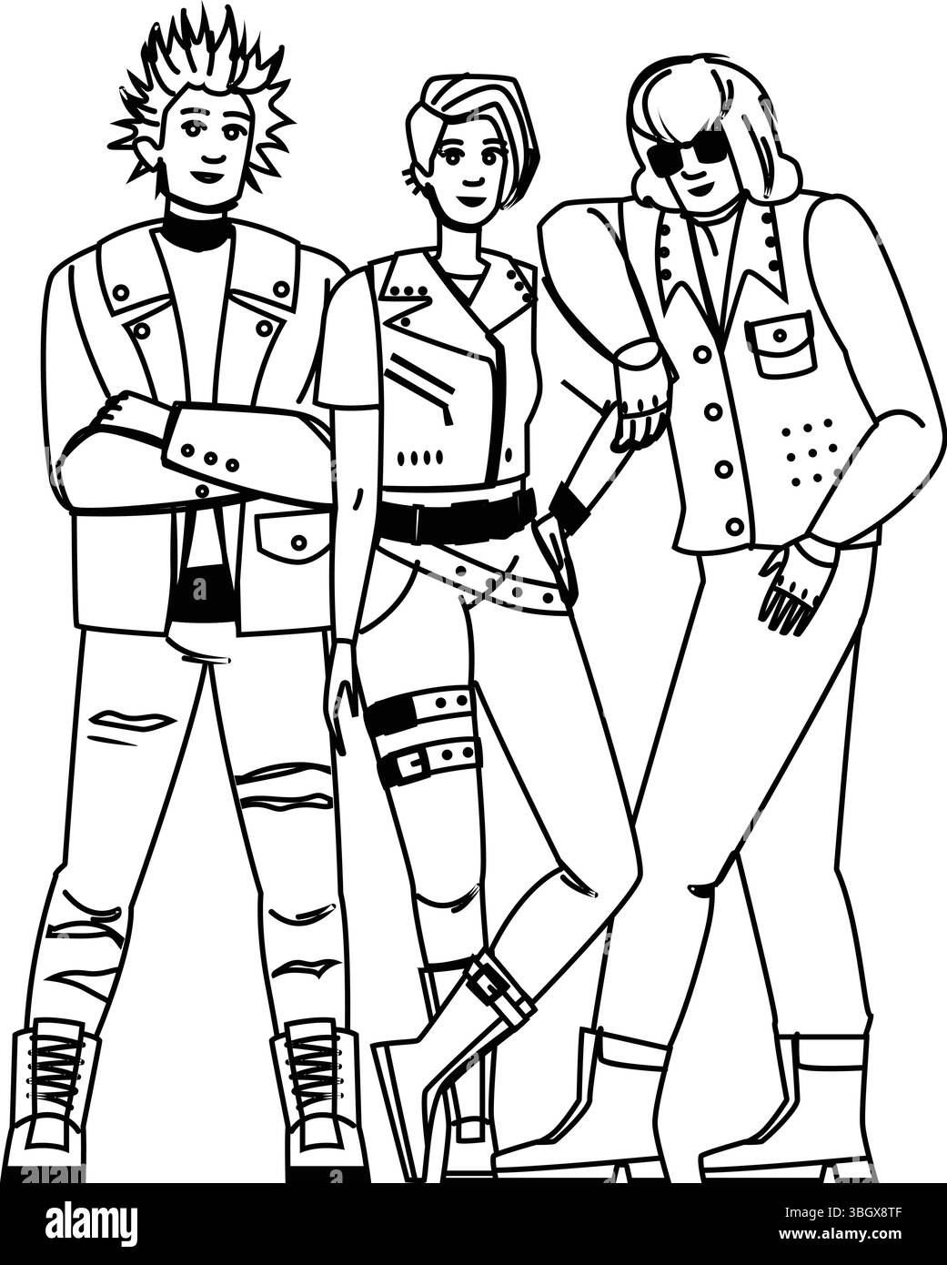 Garage punk music Cut Out Stock Images & Pictures - Alamy